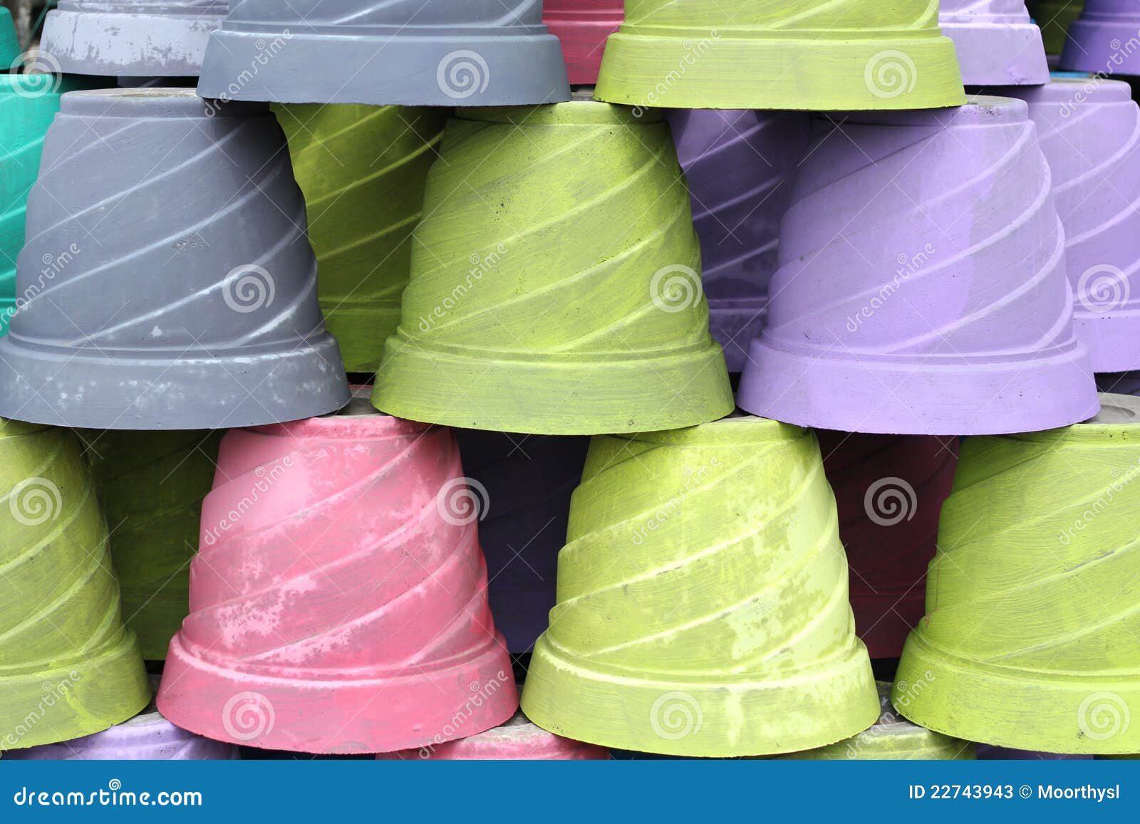 Cement Pot stock image. Image of color, hand, colorful - 22743943