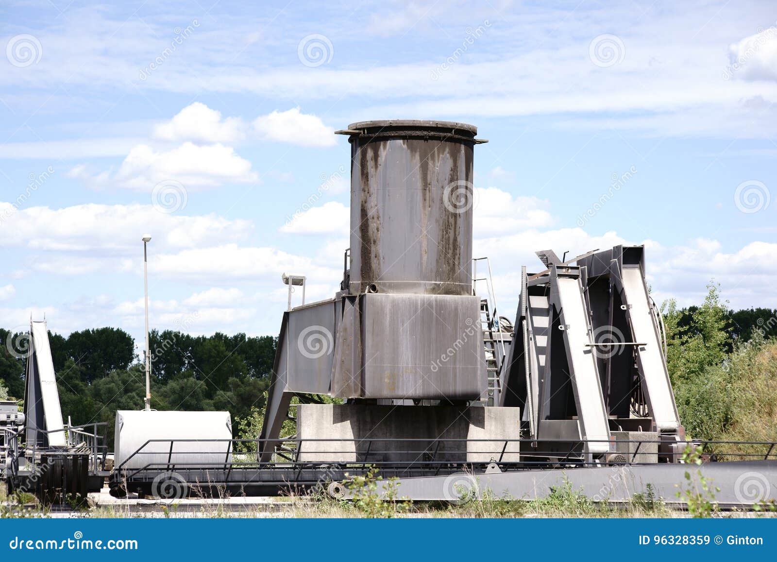 Cement production stock image. Image of heavy, production - 96328359