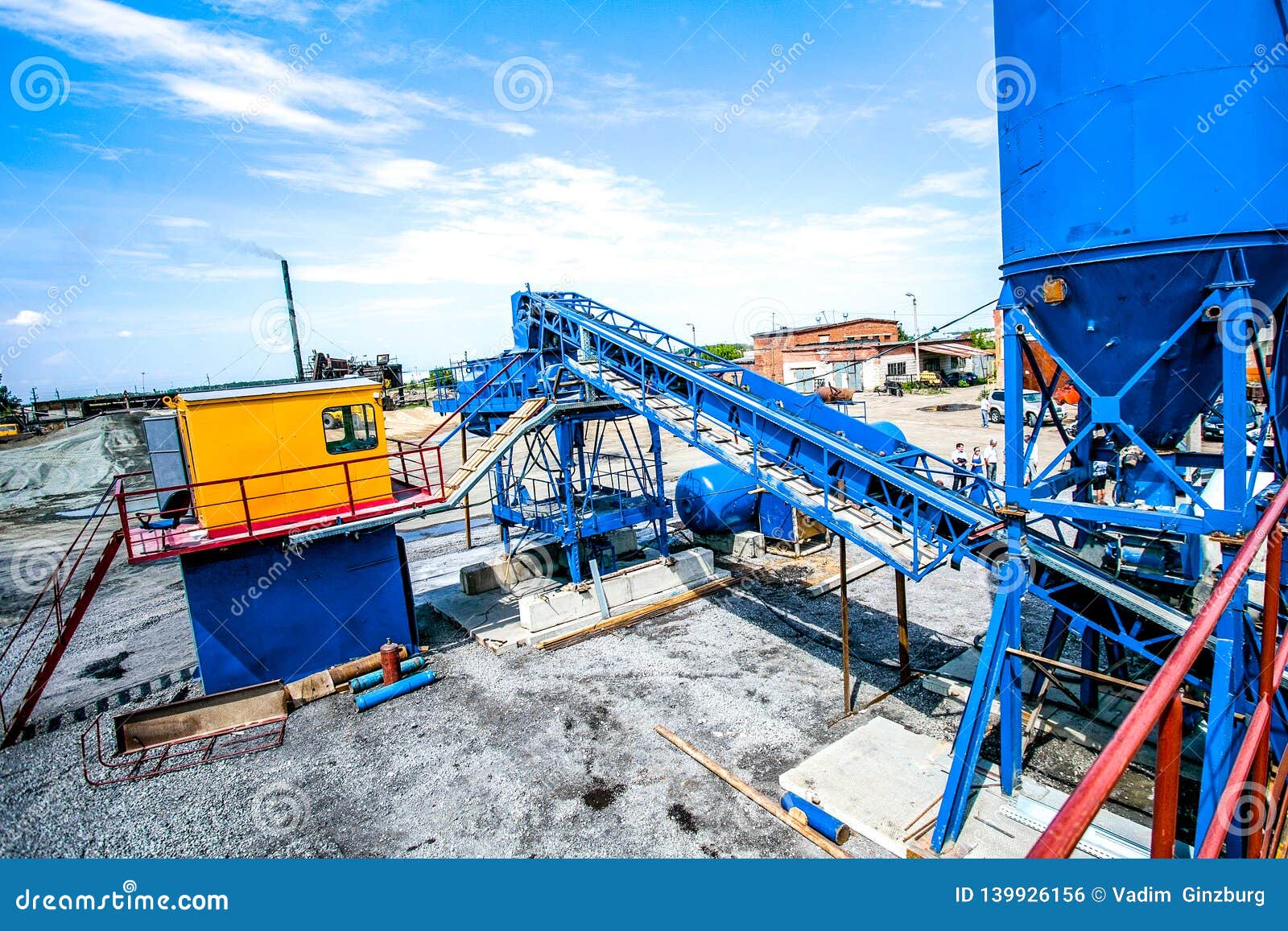 Cement Production in Quarry Editorial Photo - Image of construction ...