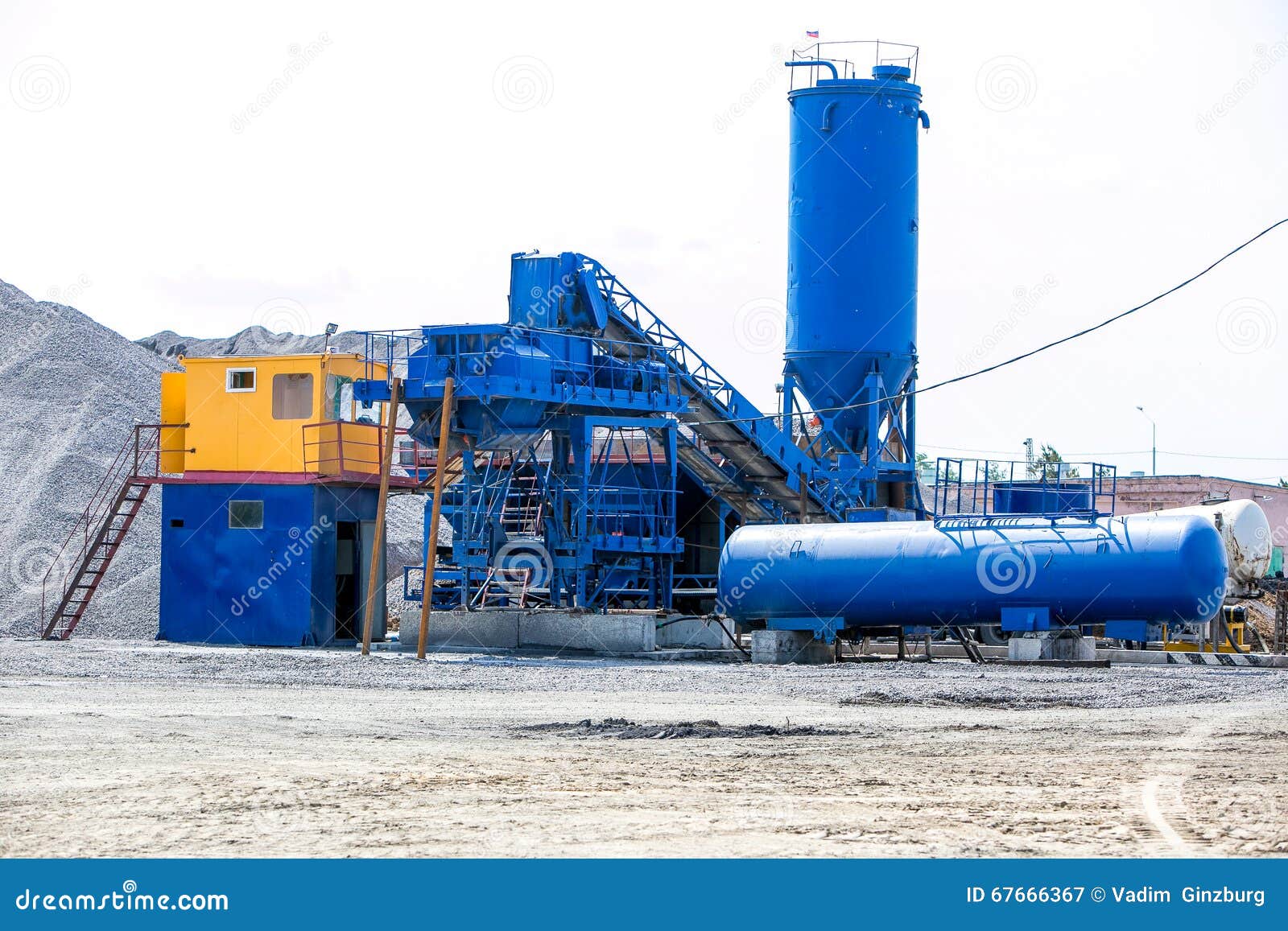Cement Production in Quarry Stock Image - Image of heavy, industrial ...