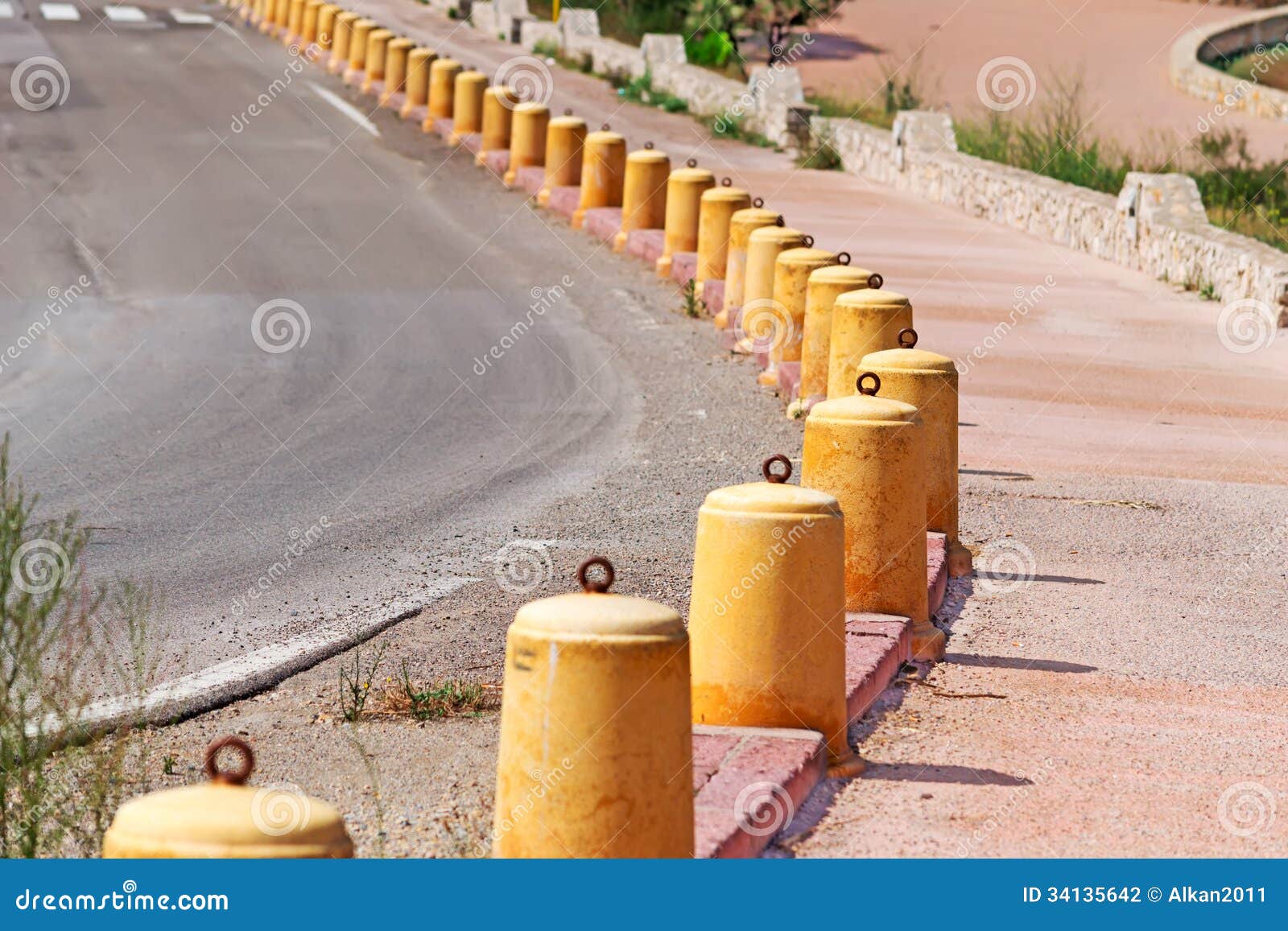 Cement pylons stock photo. Image of multiple, archticture - 34135642