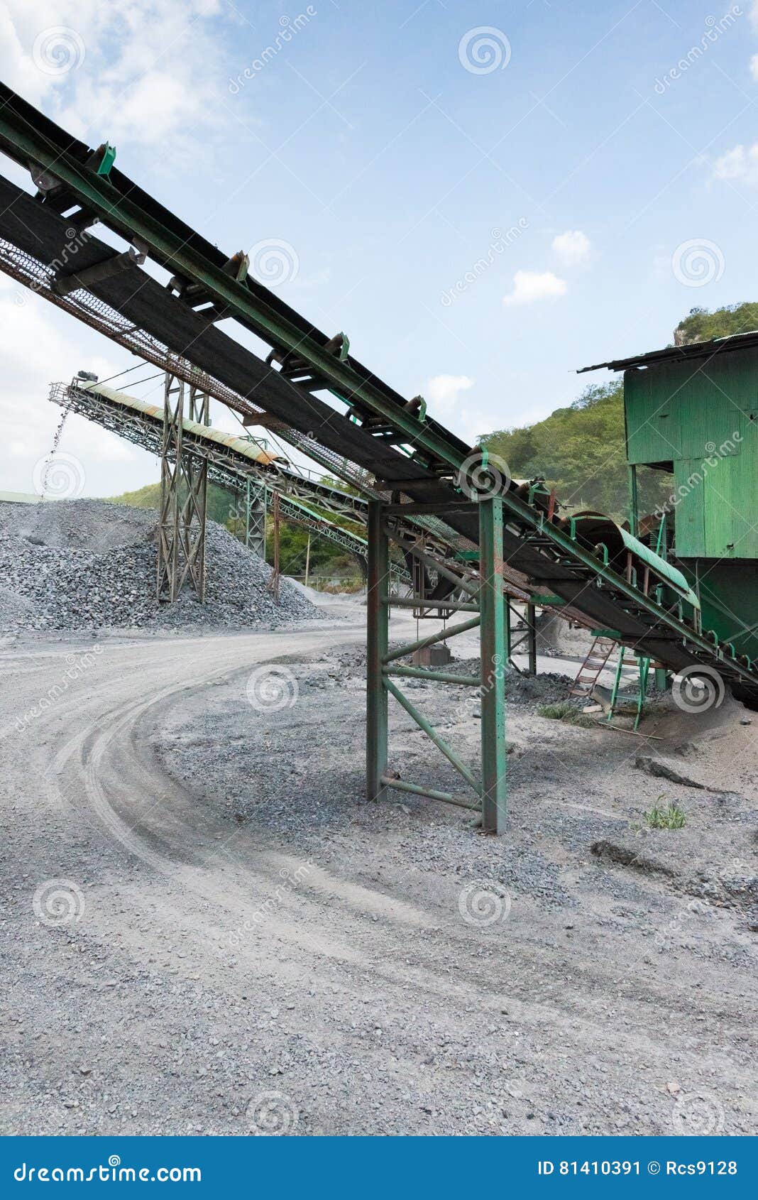Cement quarry stock image. Image of dirt, extraction - 81410391