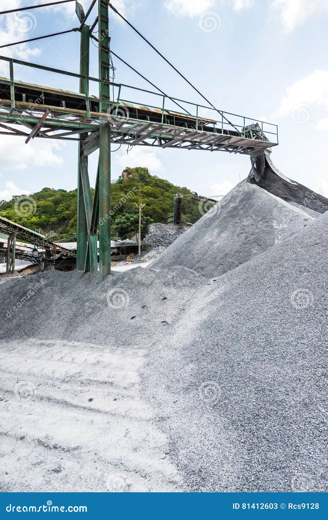 Cement quarry stock image. Image of gray, dust, gravel - 81412603