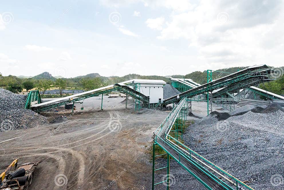 Cement quarry stock image. Image of basin, ballast, environment - 81412811