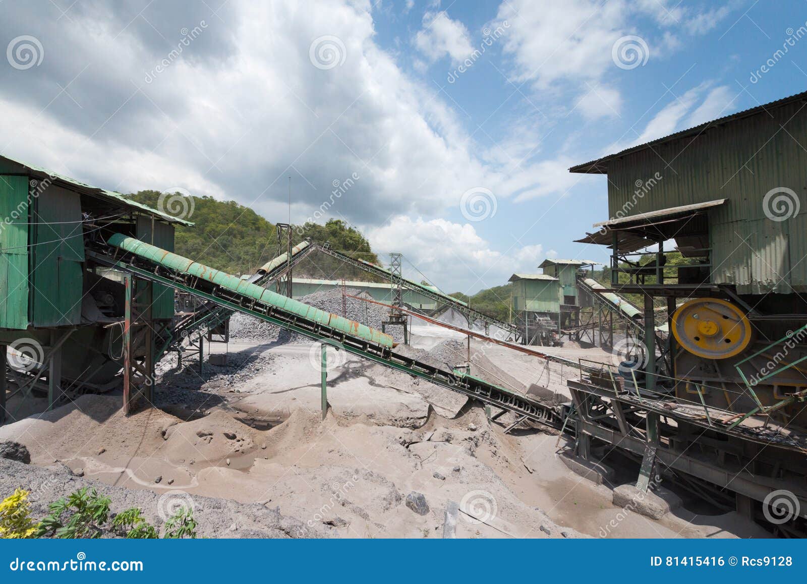 Cement quarry stock photo. Image of dredger, bundle, ferro - 81415416