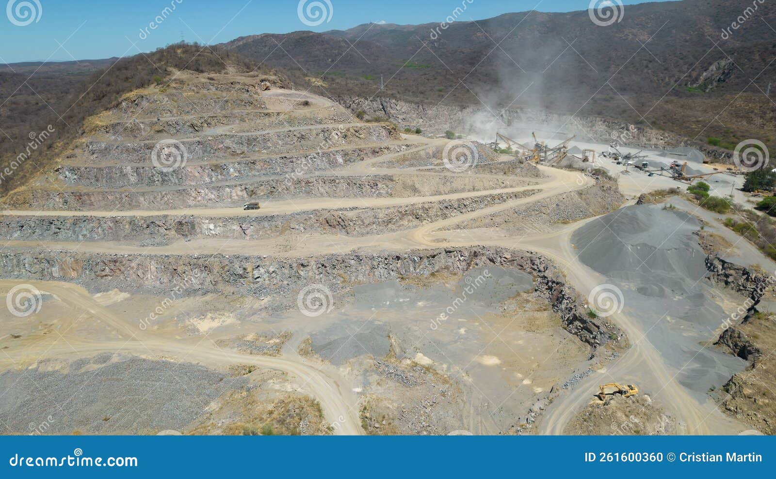 Cement Quarry in Mountain Area, Argentina Stock Photo - Image of quarry ...