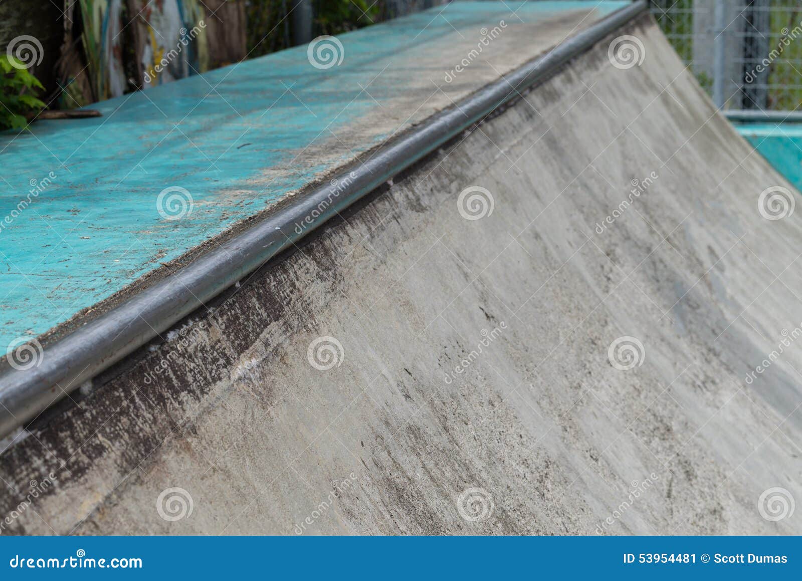 Cement Quarter Pipe stock image. Image of sport, biking - 53954481