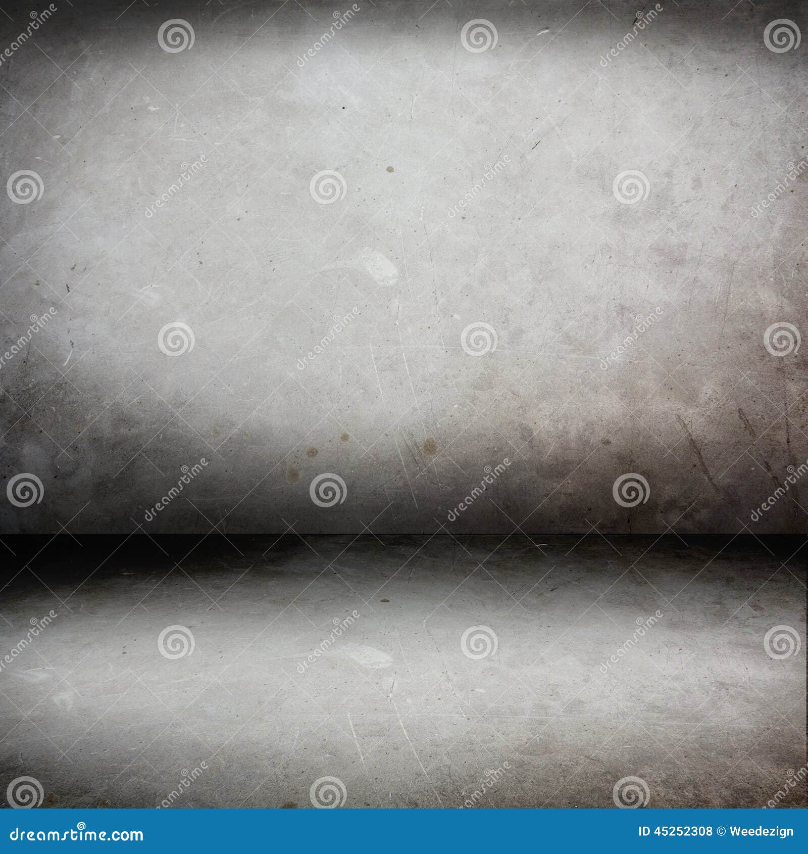Cement Room Perspective,grunge Background Stock Illustration ...