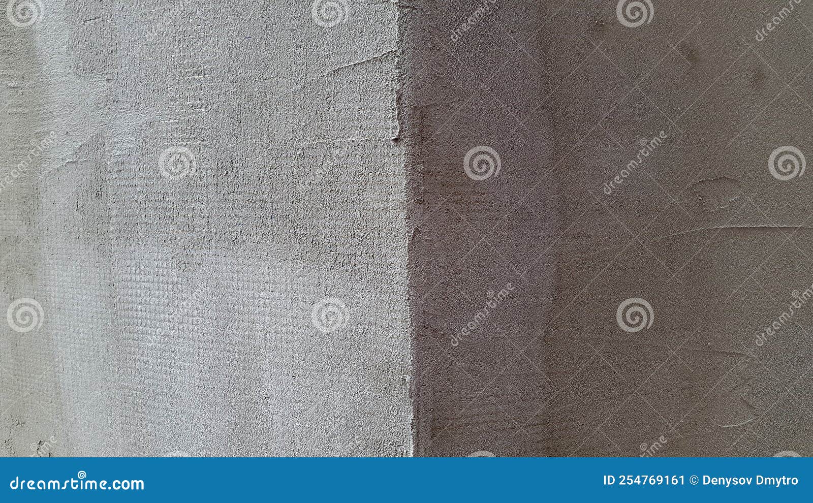 Cement-sand Plaster. Plastered Surface Stock Image - Image of ...
