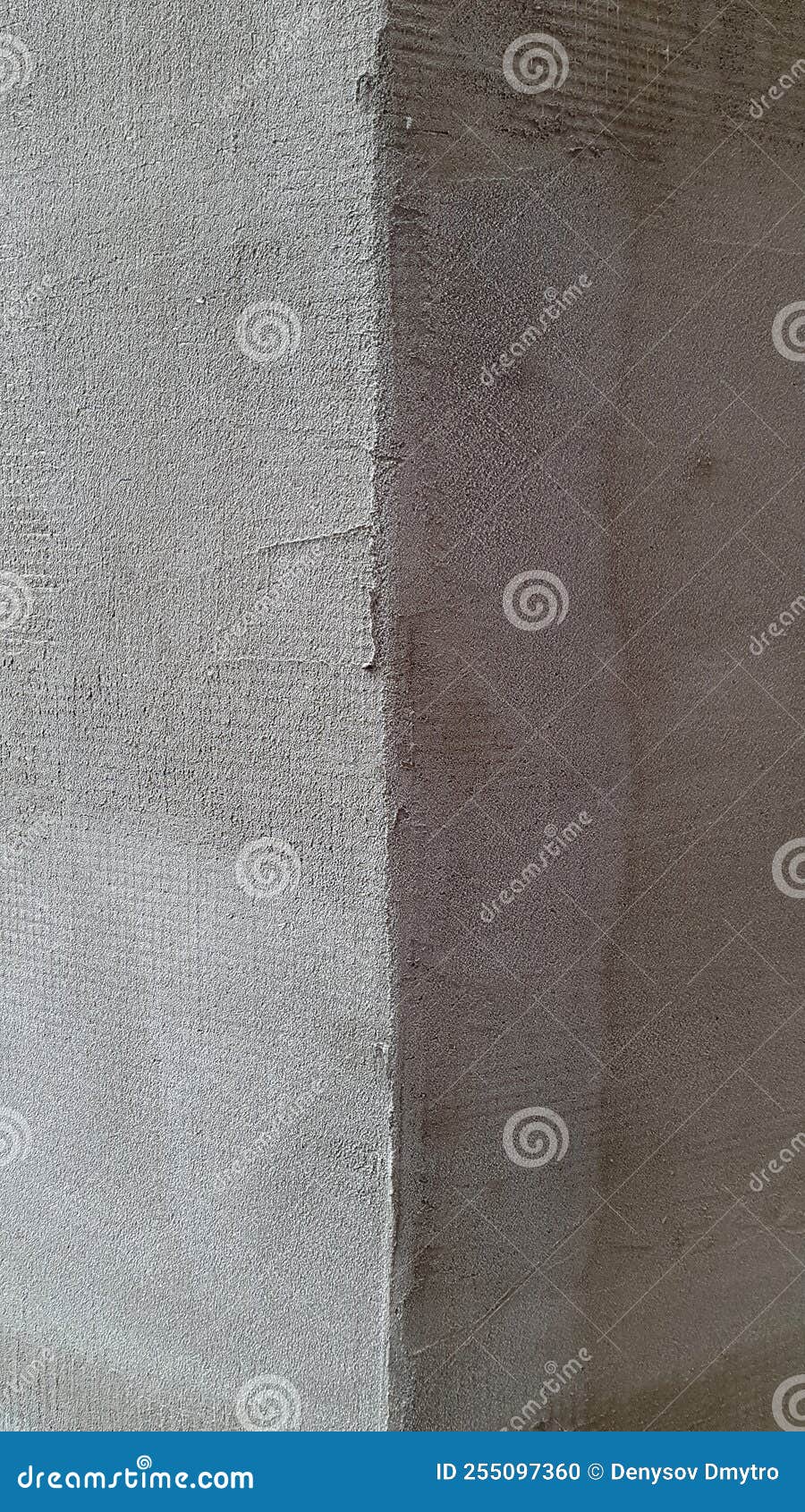 Cement-sand Plaster. Plastered Surface Stock Photo - Image of blank ...