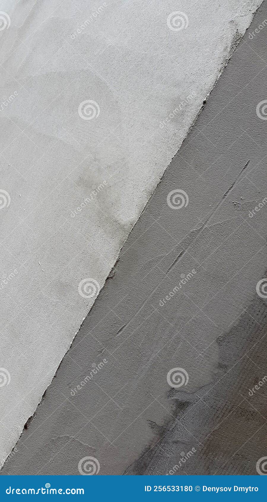 Cement-sand Plaster. Plastered Surface Stock Photo - Image of ...