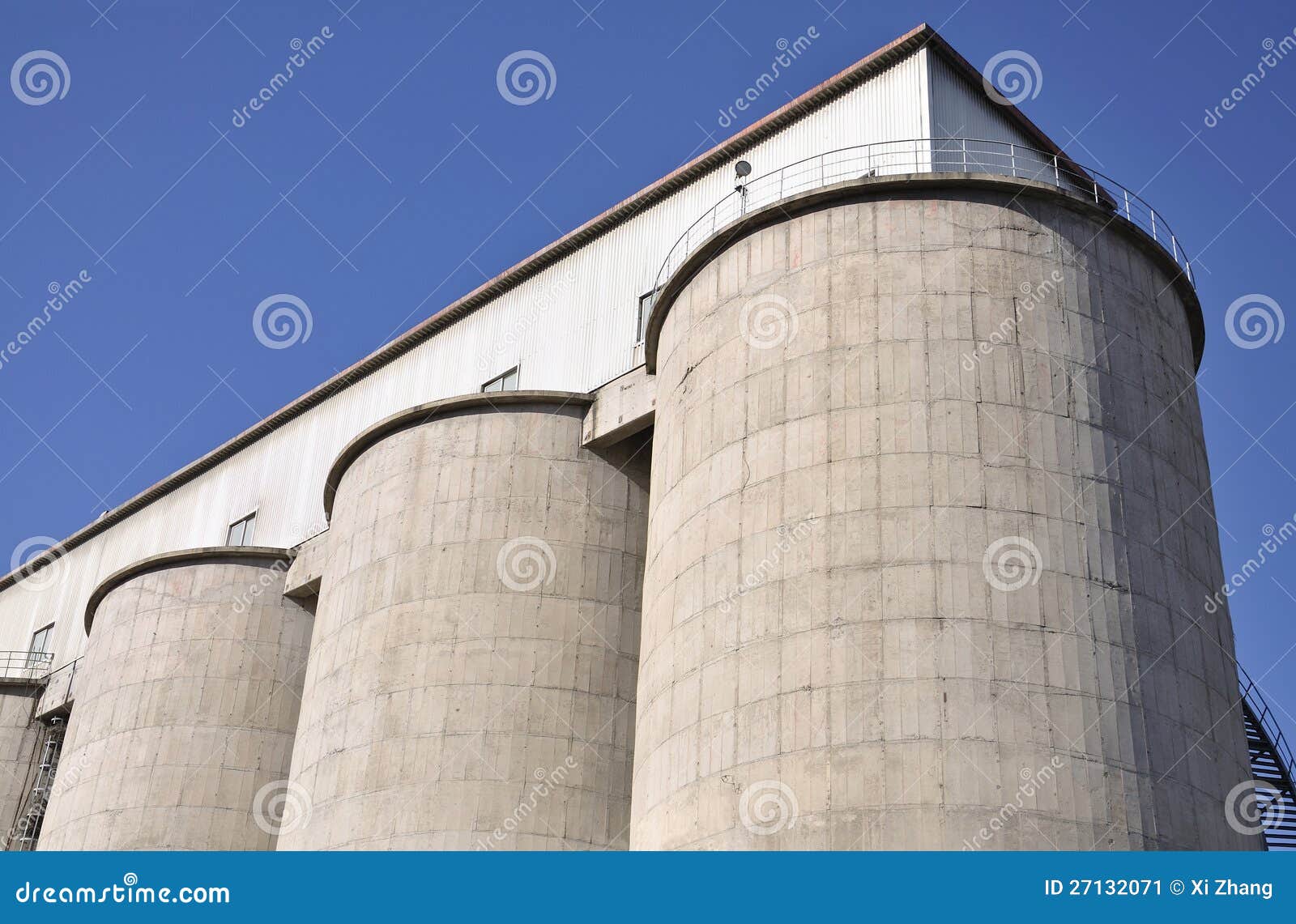 Cement Silo stock image. Image of place, cement, factory - 27132071