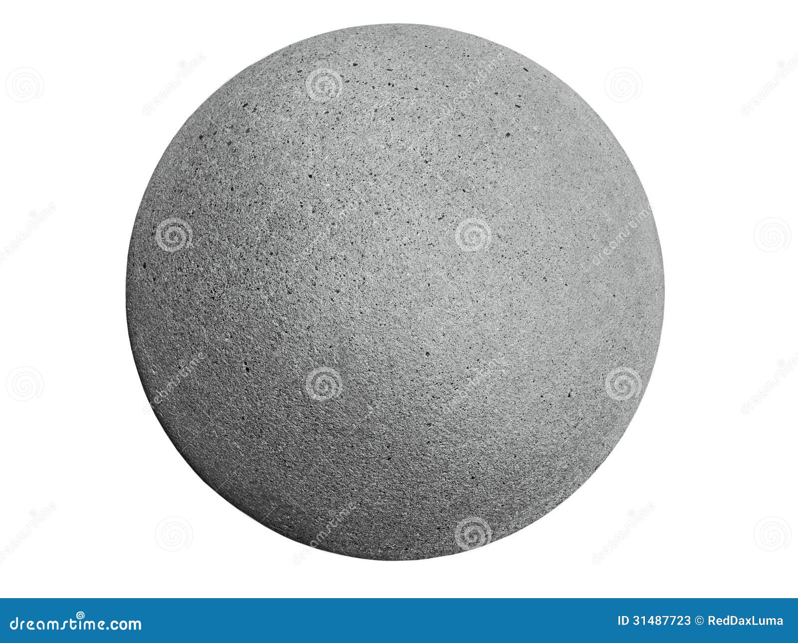 Cement sphere stock image. Image of rock, shadows, circle - 31487723