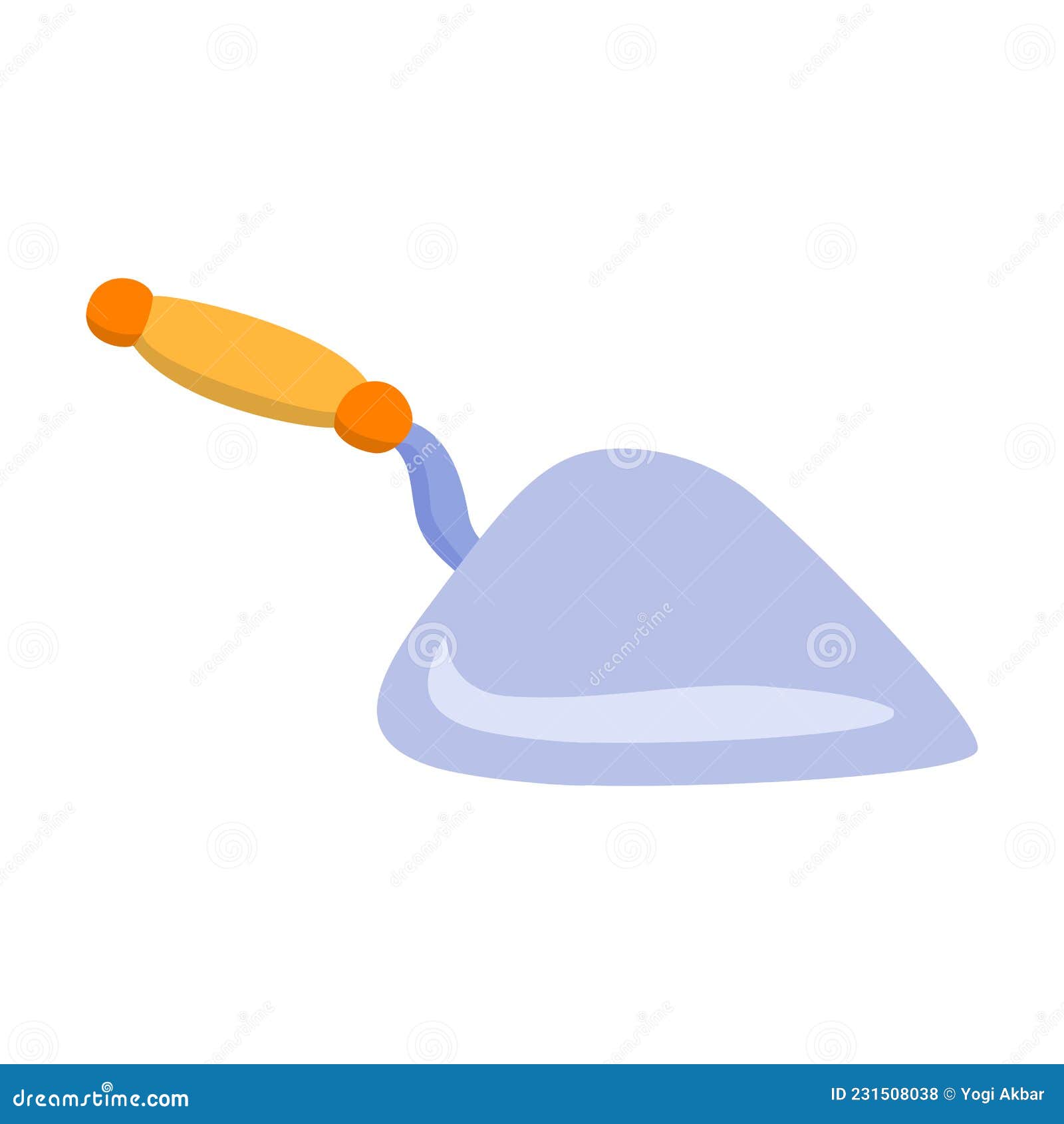 A Cement Spoon Serves To Stir the Cement-sand Mixture in the Bucket ...