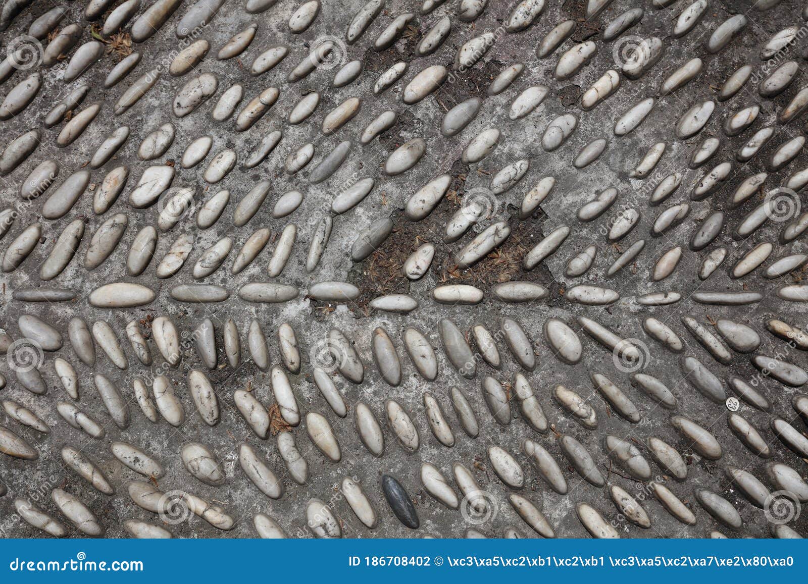 Radial Cobblestone Pavement Texture Stock Photo | CartoonDealer.com ...