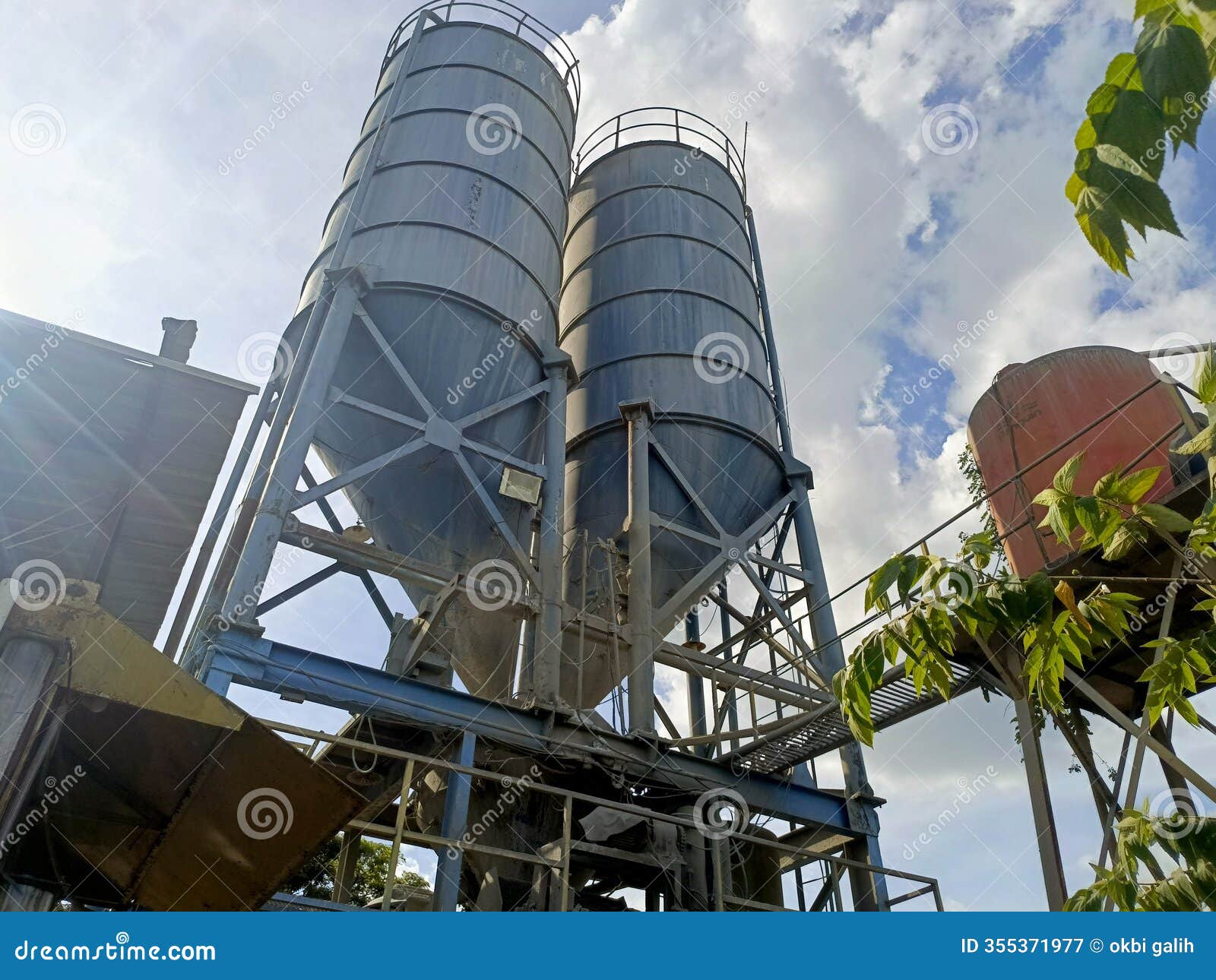 Cement Storage Containers for Concrete Production are Called Silos ...
