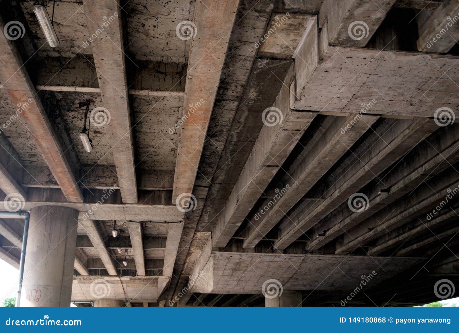 Cement Structures and Beams Stock Photo - Image of ramp, engineering ...