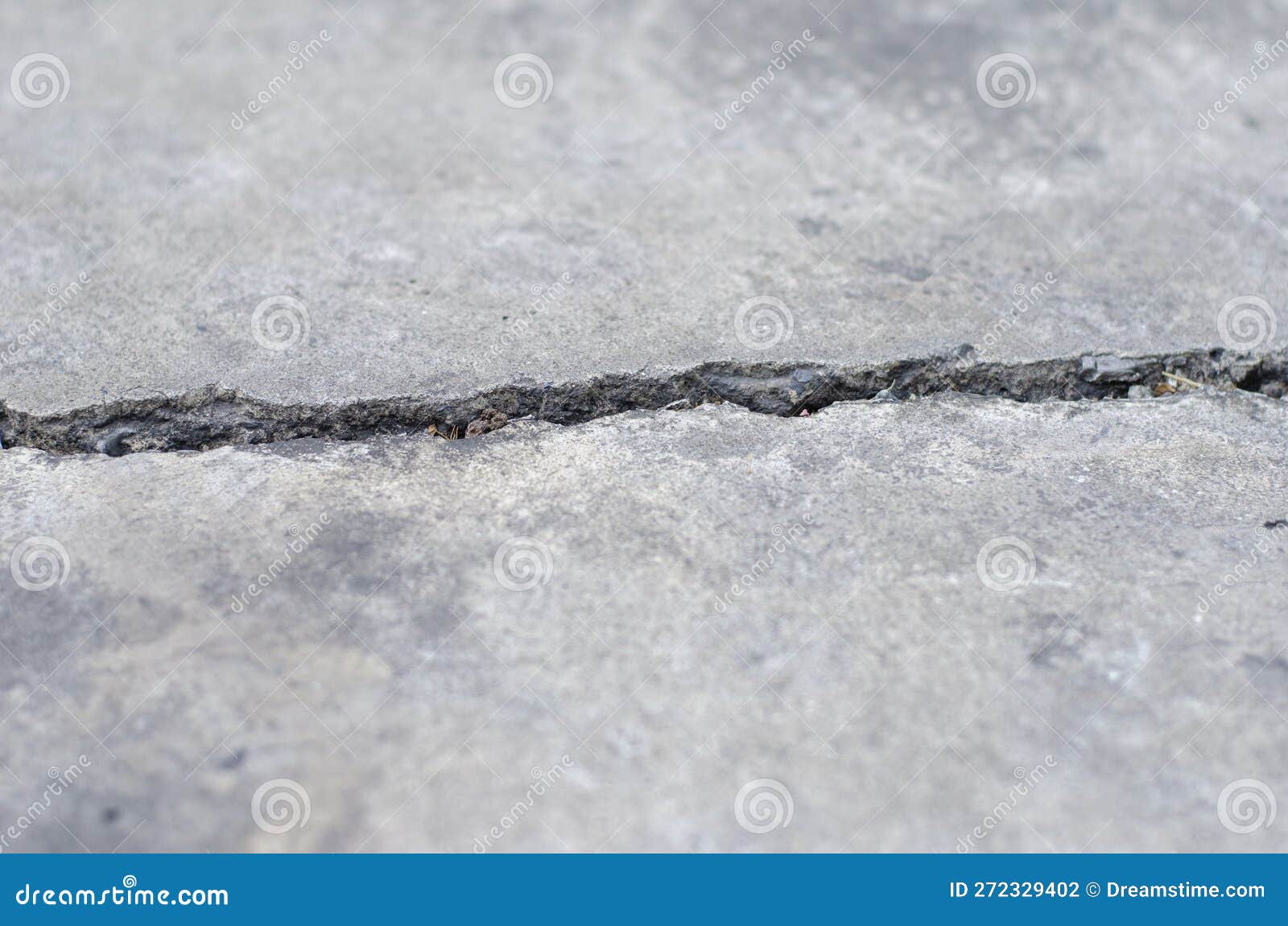 Cement Texture Floor Has Collapse or Cracks. Earthquake Effect Stock ...