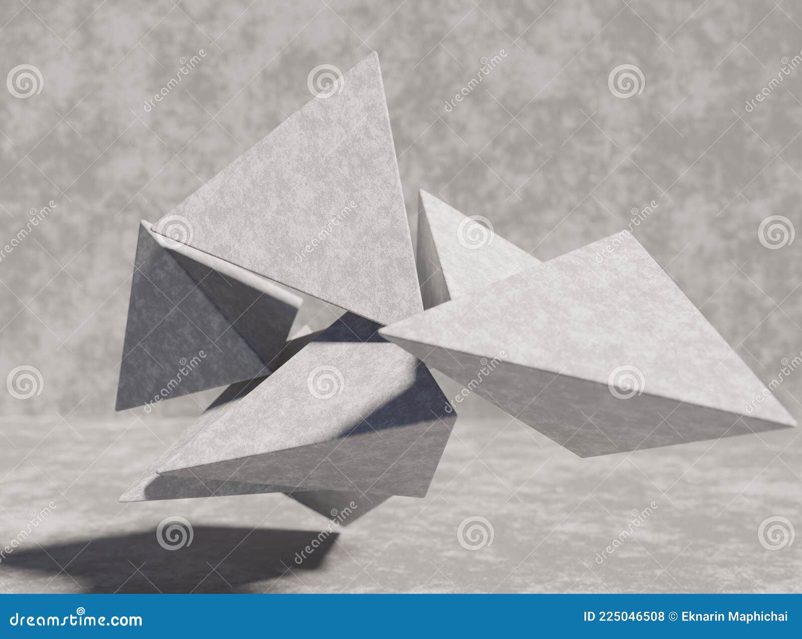 Cement Triangle Shape Texture Scene Stock Illustration - Illustration ...