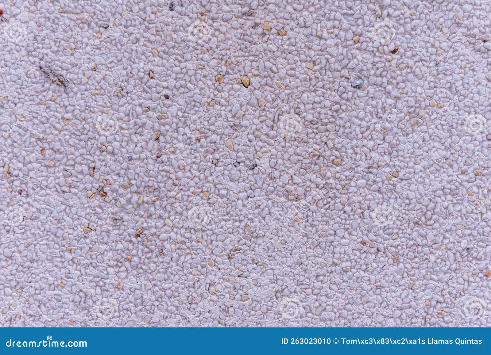 Cement Wall with a Multitude of Stones Integrated into the Mass ...