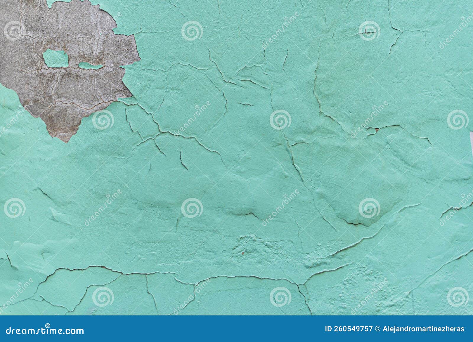 Cement Wall Texture Painted Blue, Worn And Falling Paint Royalty-Free ...