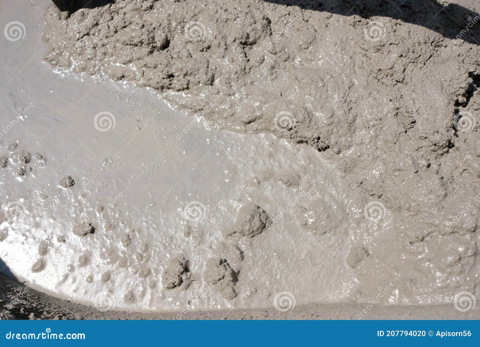 Cement and Water for Build Construction Stock Photo - Image of build ...