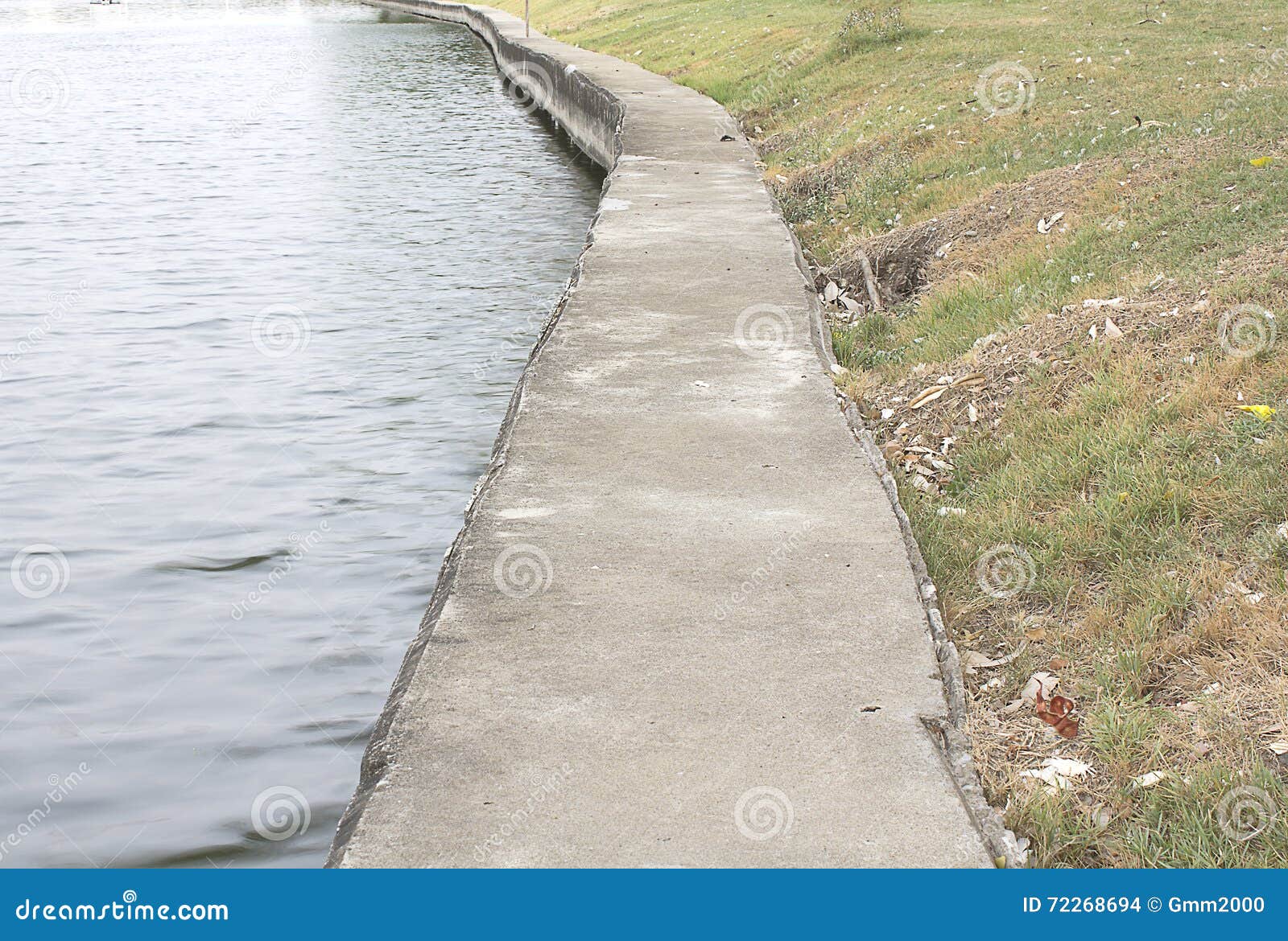 Cement waterfront stock photo. Image of waterline, tourism - 72268694