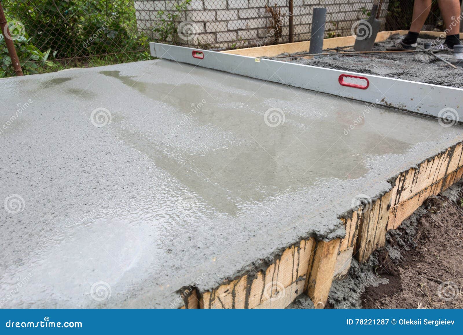Cement work stock image. Image of house, manual, gray - 78221287