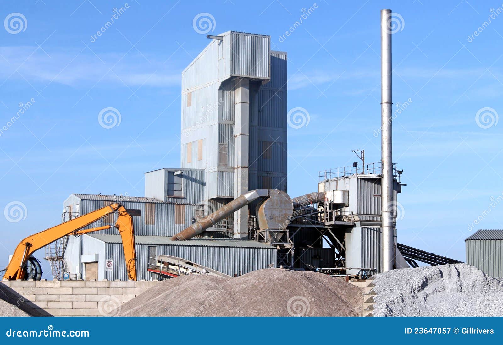Cement Works stock image. Image of industries, cement - 23647057