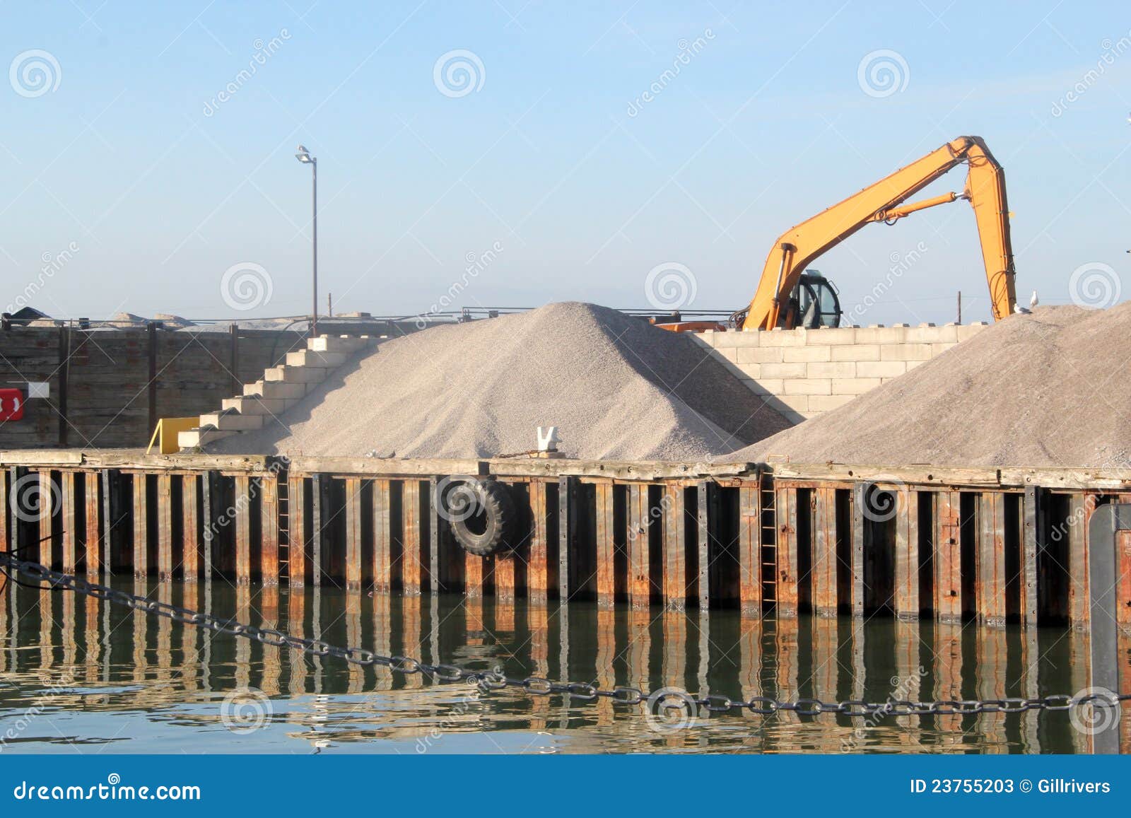 Cement Works stock image. Image of industry, sand, business - 23755203