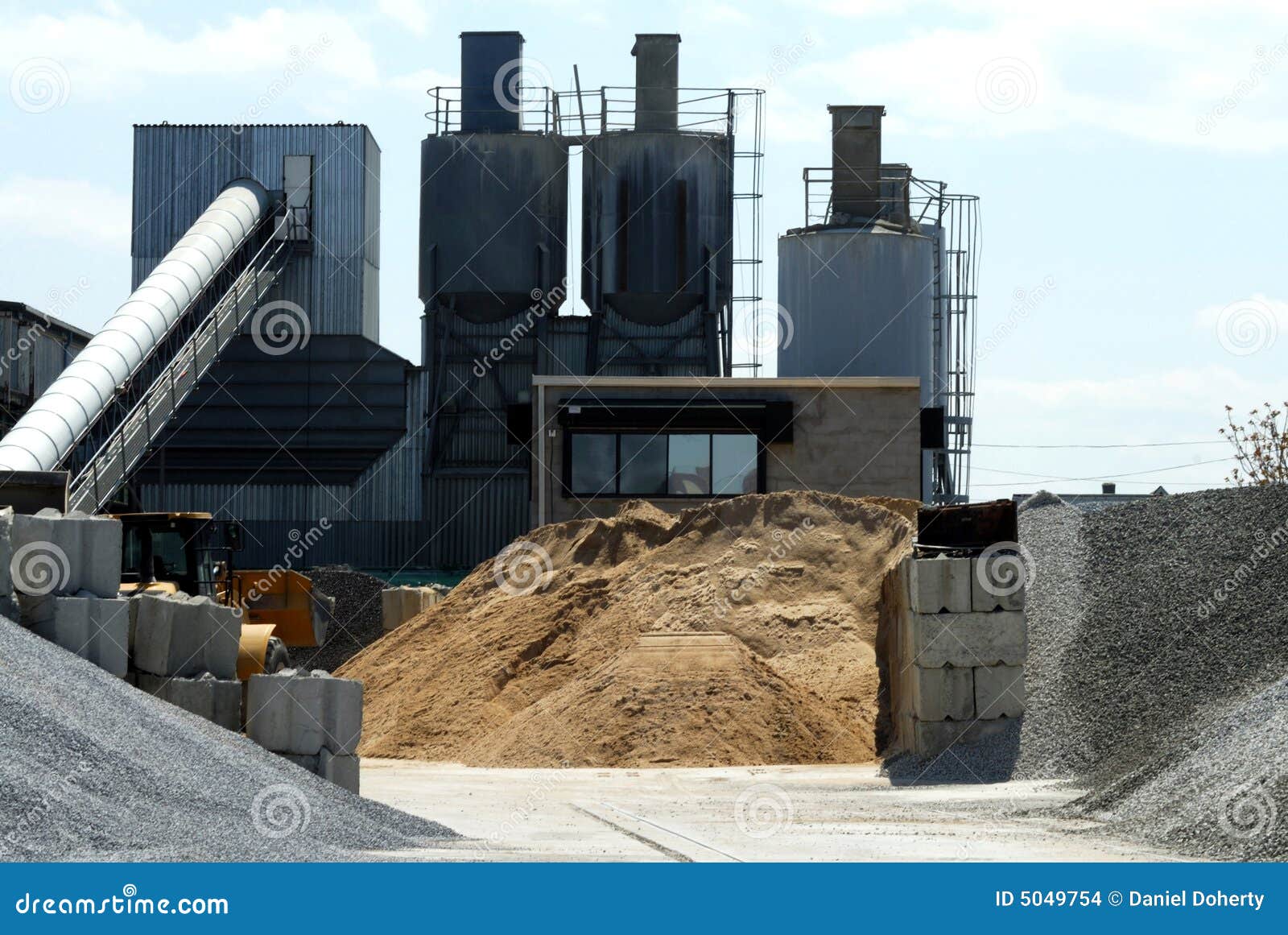 Cement Yard stock photo. Image of building, tower, lime - 5049754