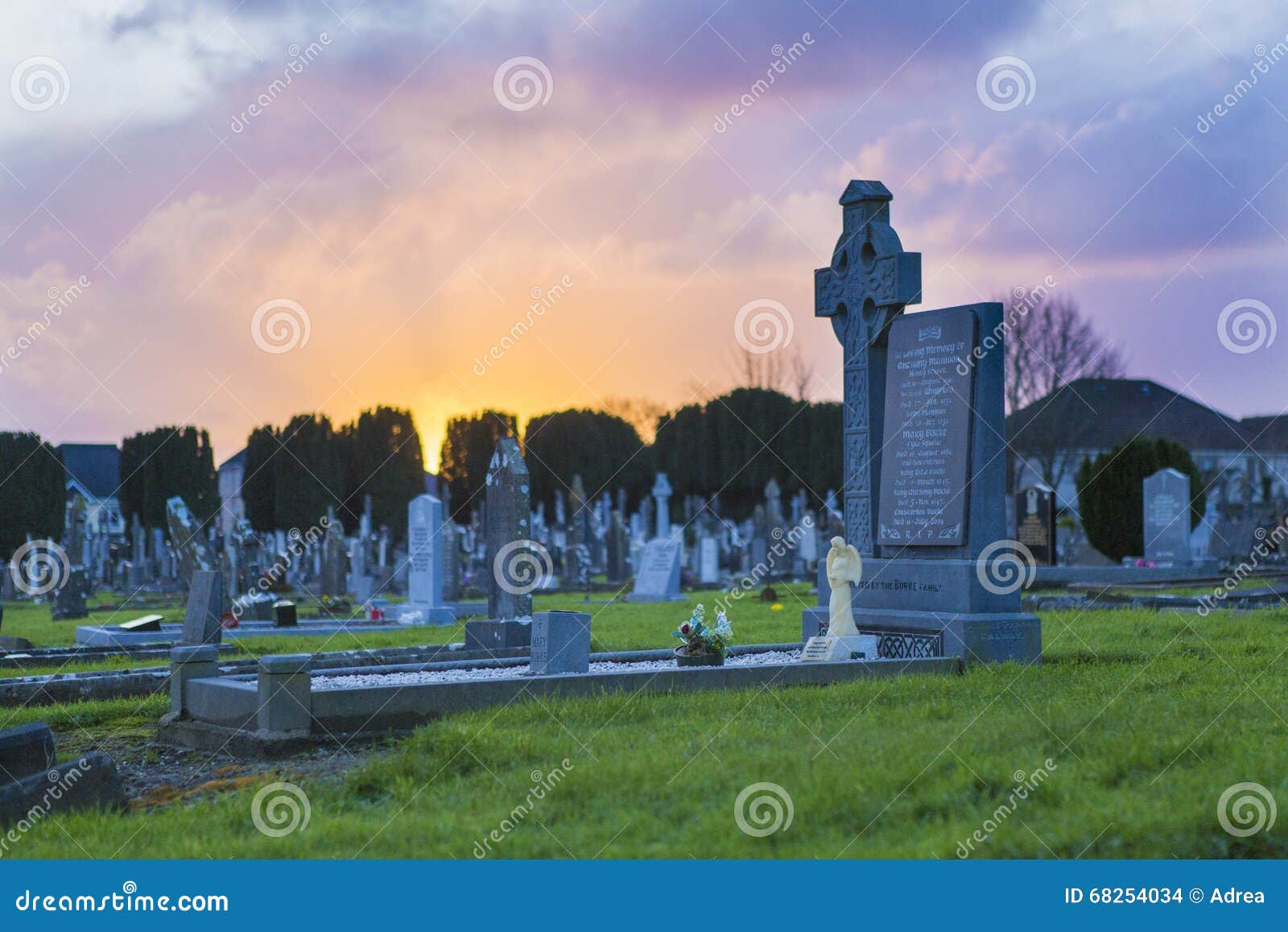 Cementerio de Rahoon imagen de archivo editorial. Imagen de viejo ...