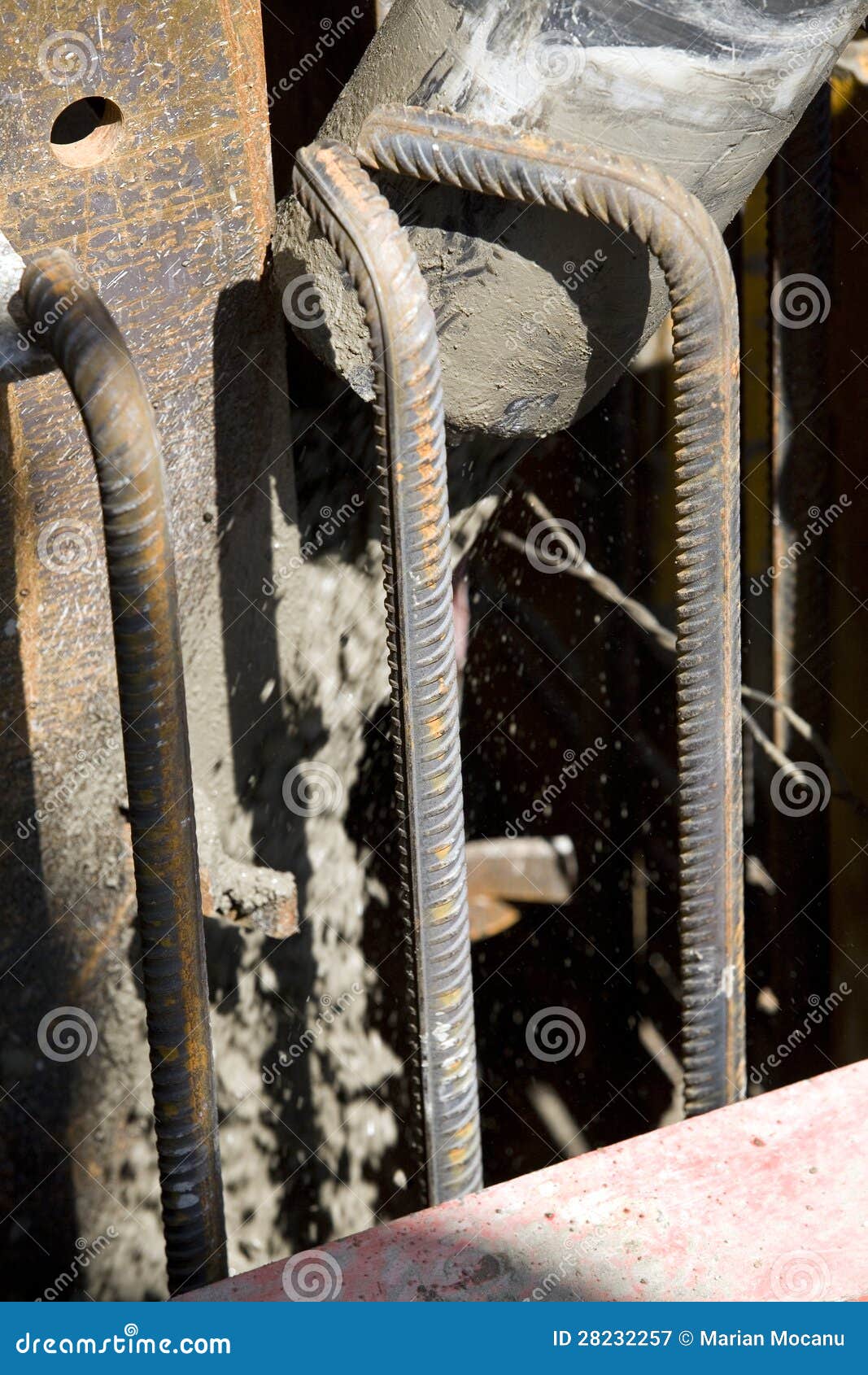 Cementing stock image. Image of steel, wall, brown, building - 28232257