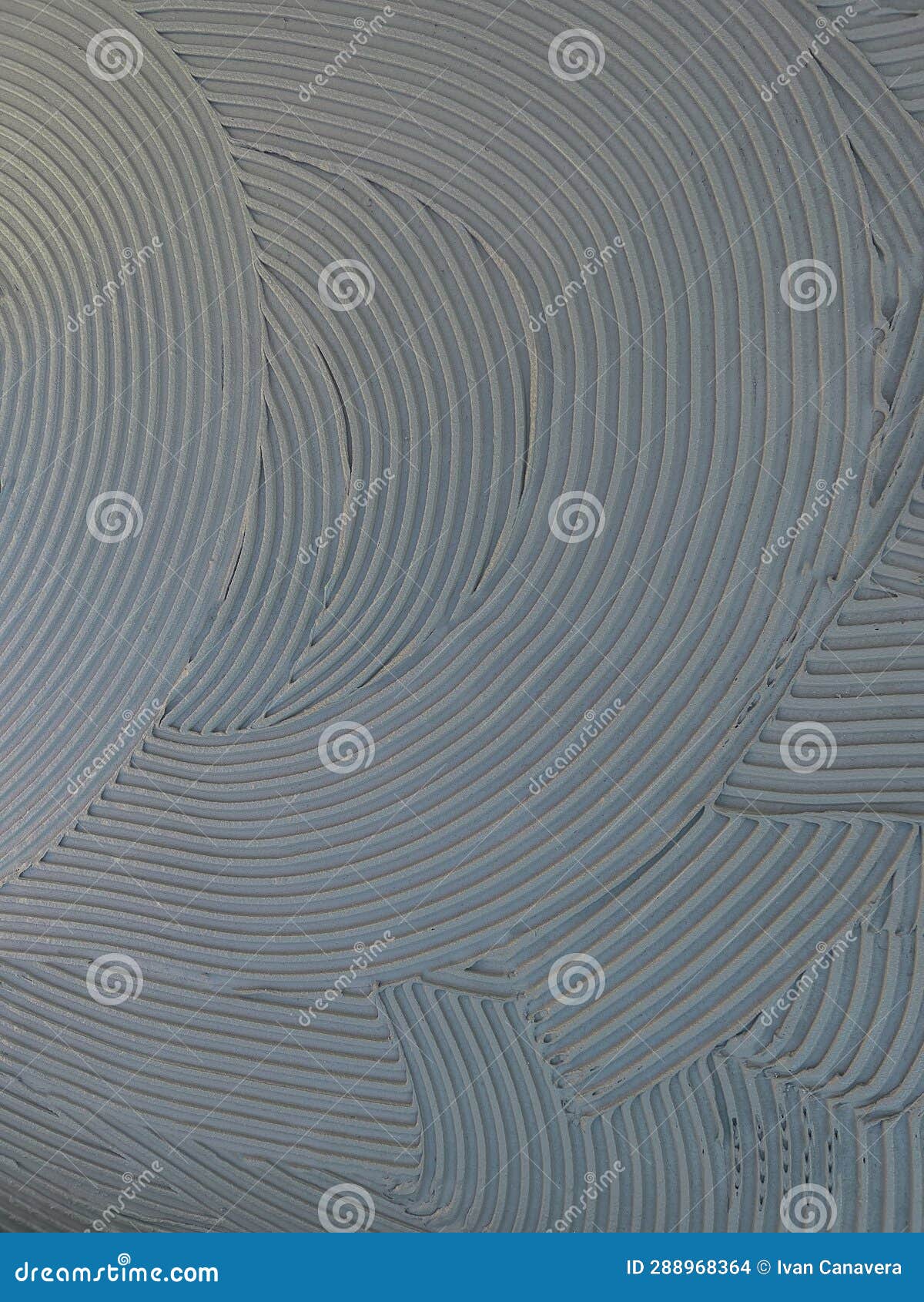 Cementitious Adhesive Applied To the Floor Ready To Receive Ceramic ...