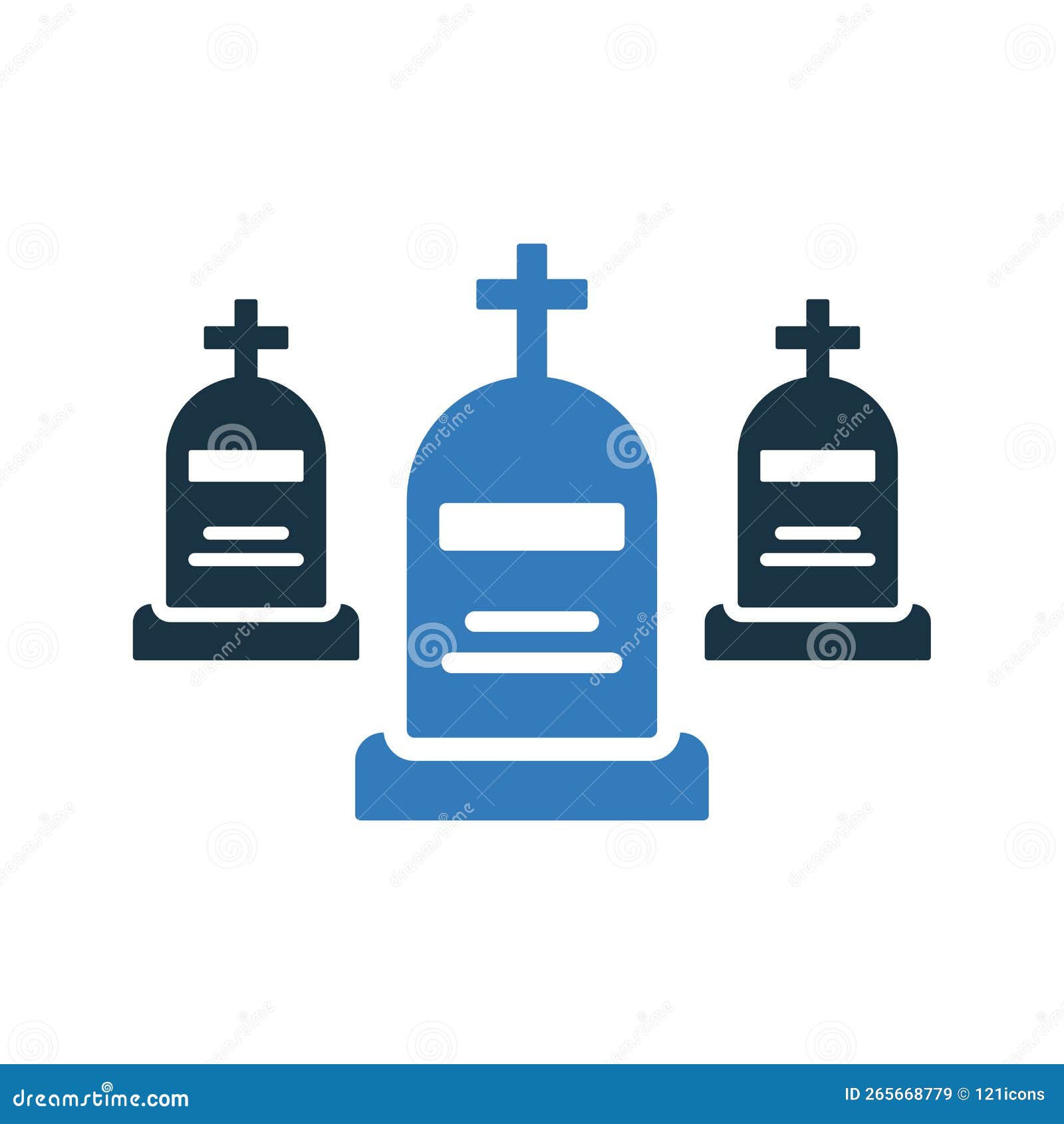 Cemeteries, Graveyard, Mausoleum Icon. Glyph Style Vector EPS Stock ...