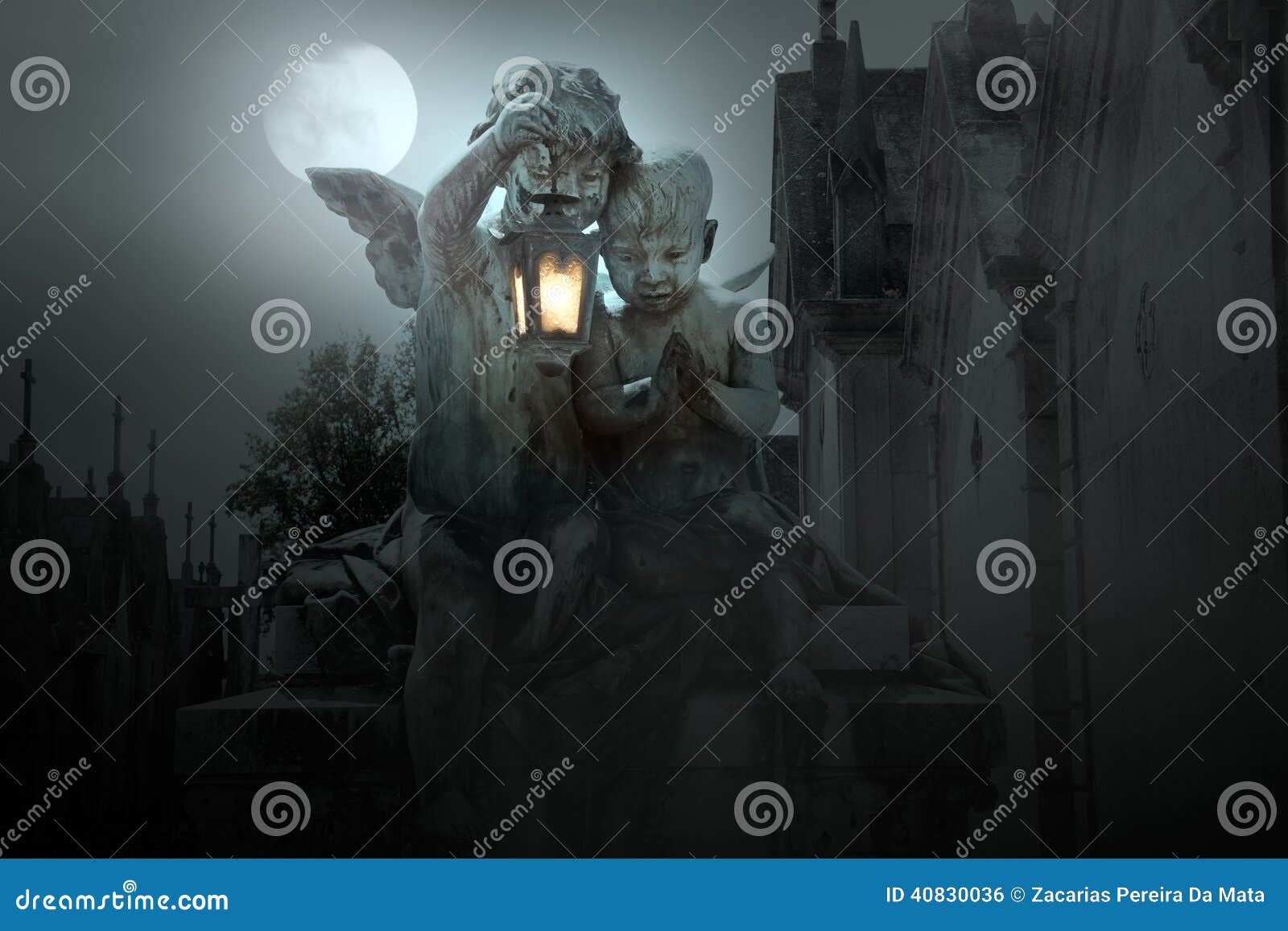 Cemetery angels stock photo. Image of hands, christian - 40830036