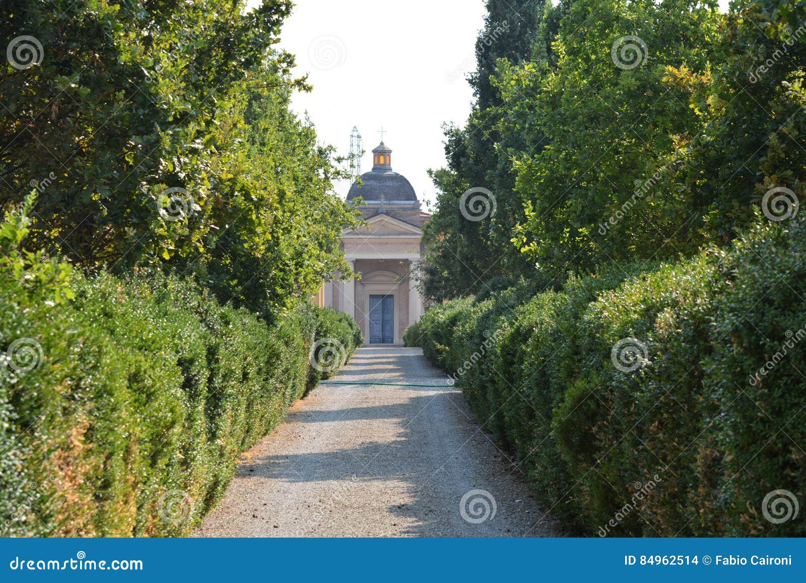 Cemetery Avenue in Montecchio Emilia Editorial Stock Image - Image of ...