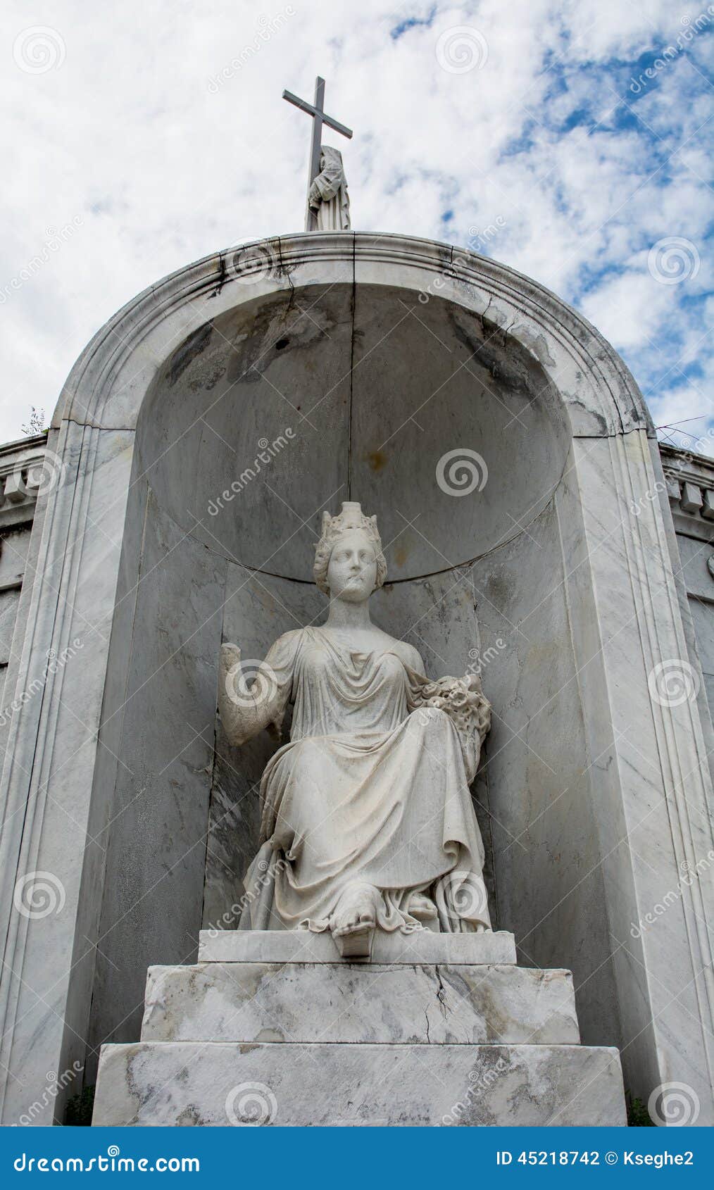 Cemetery stock photo. Image of catholic, haunted, cemetery - 45218742