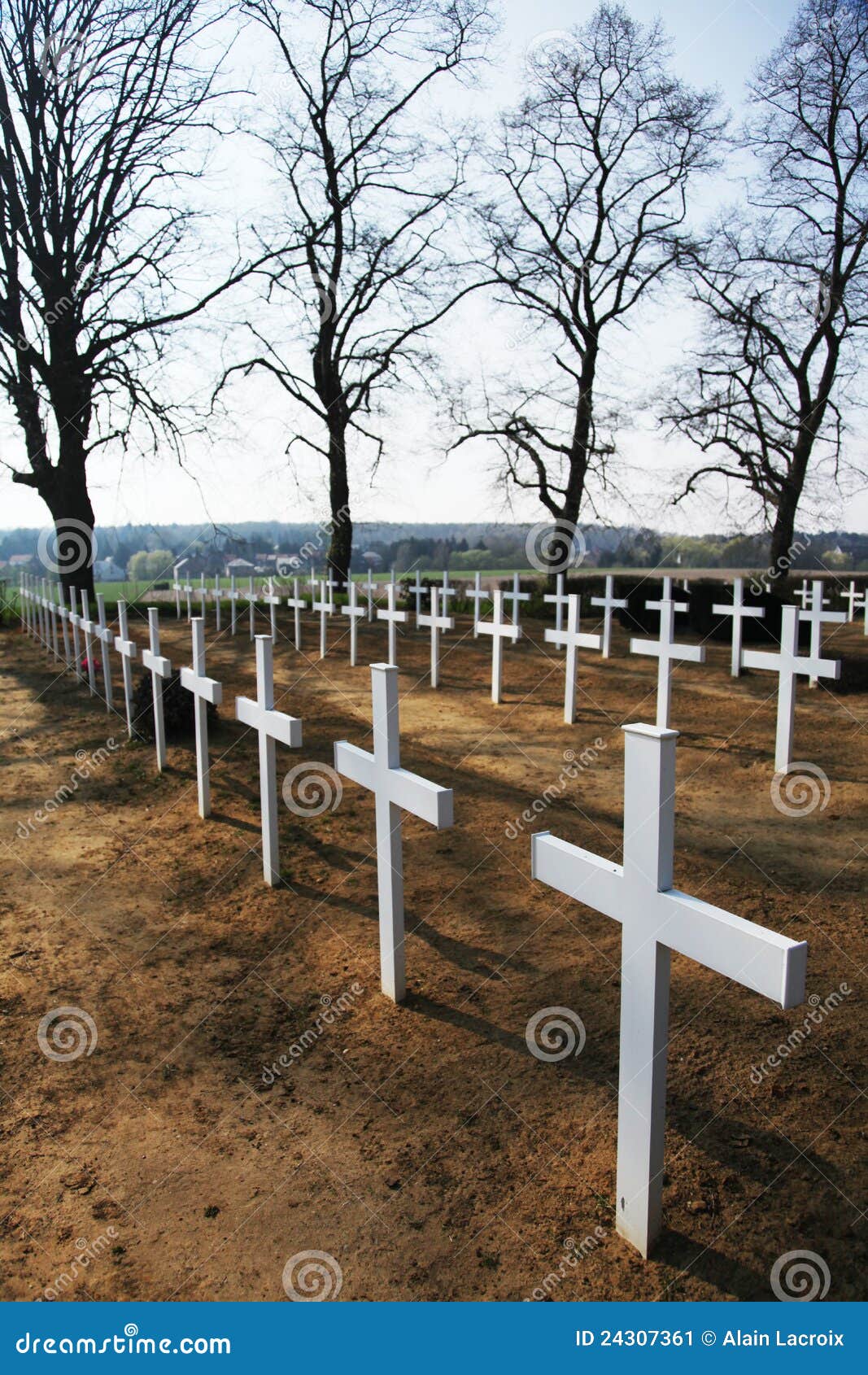 Cemetery crosses stock image. Image of lost, bury, burial - 24307361