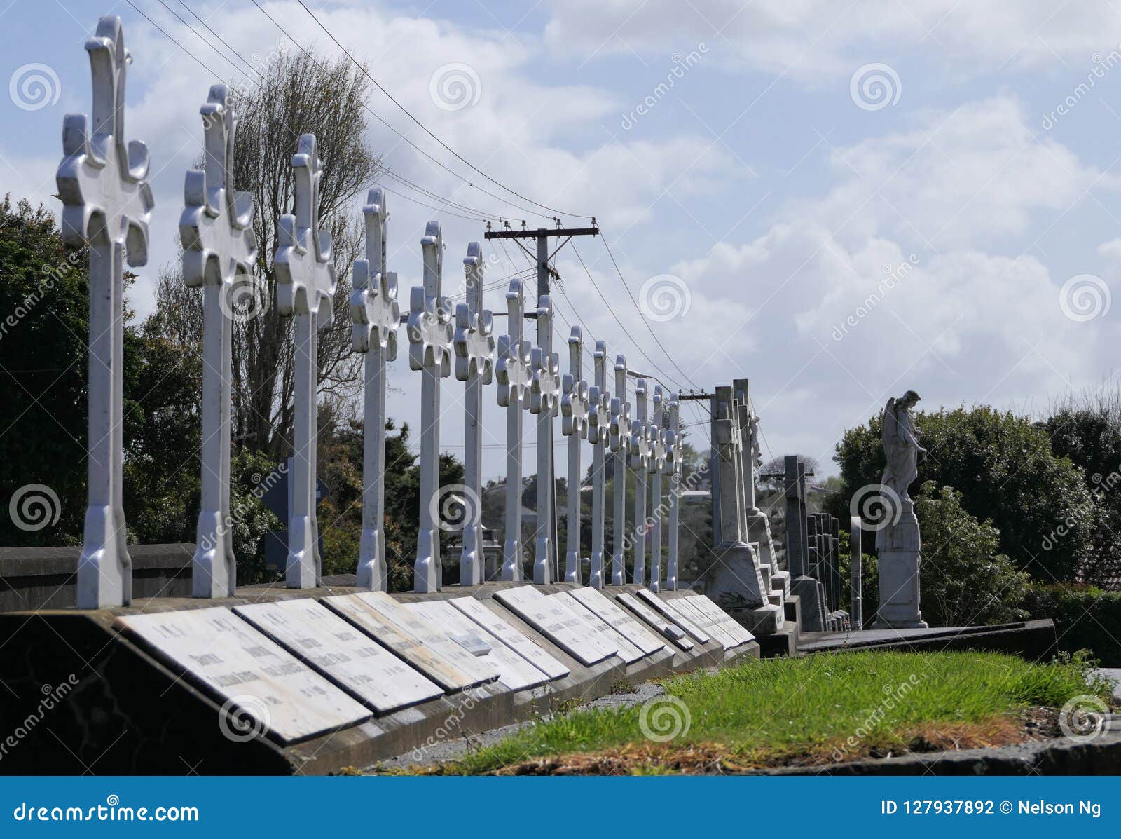 Cemetery for Funeral Burial Editorial Photography - Image of register ...