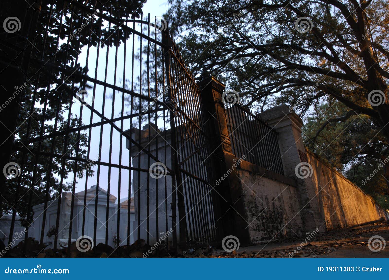 Haunted Cemetery Gates Stock Photos - Free & Royalty-Free Stock Photos ...