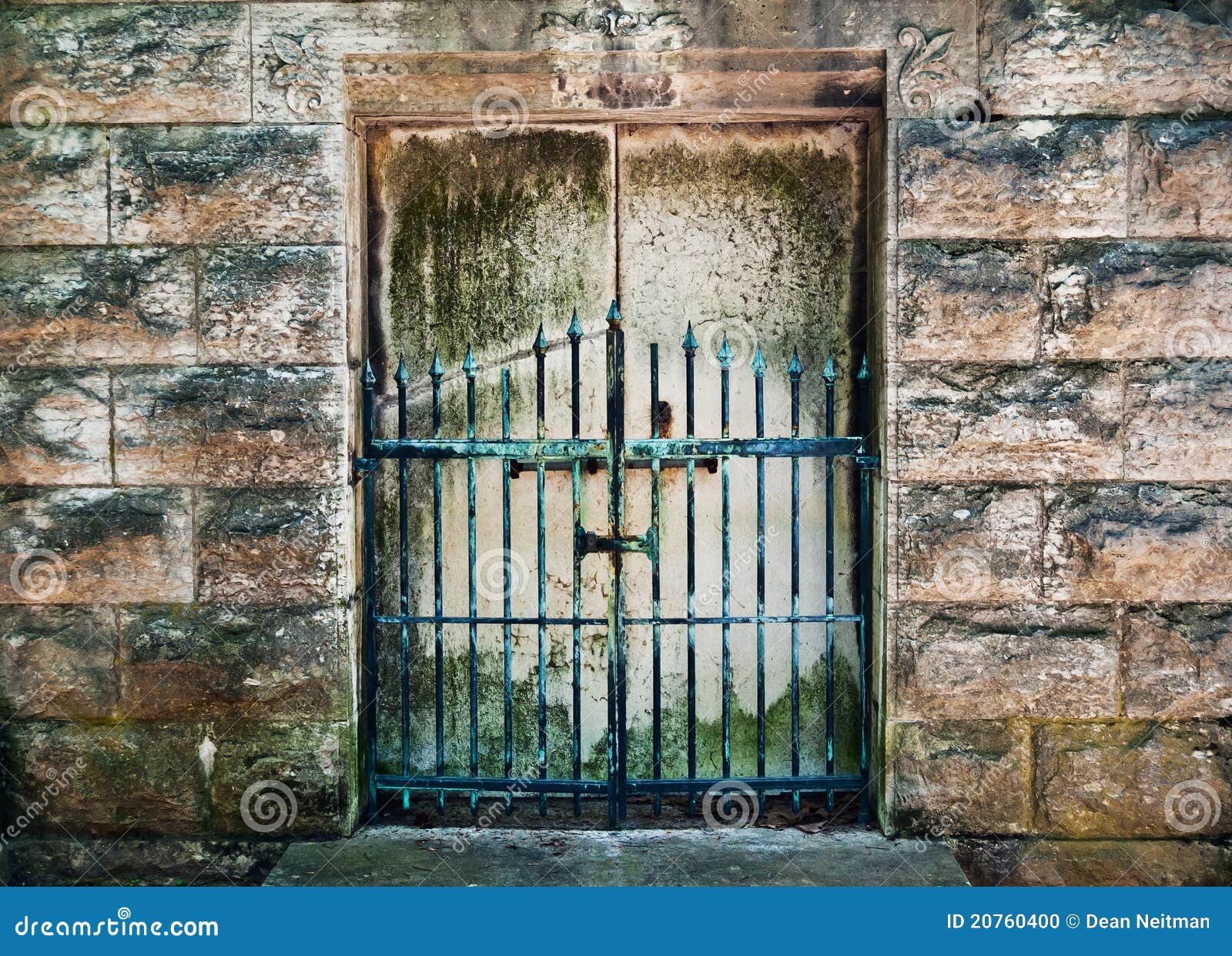 Cemetery Gates stock photo. Image of grunge, doorway - 20760400