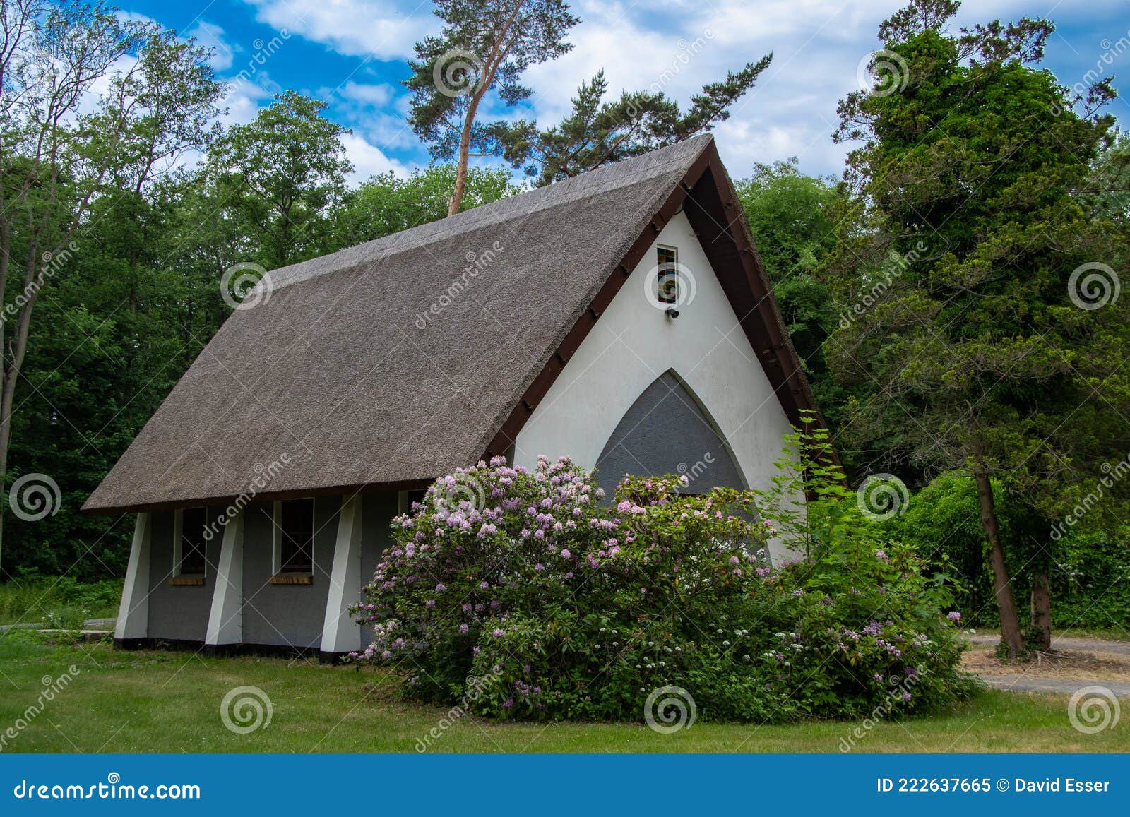 The Cemetery Hall of the Municipality of Prerow Stock Image - Image of ...