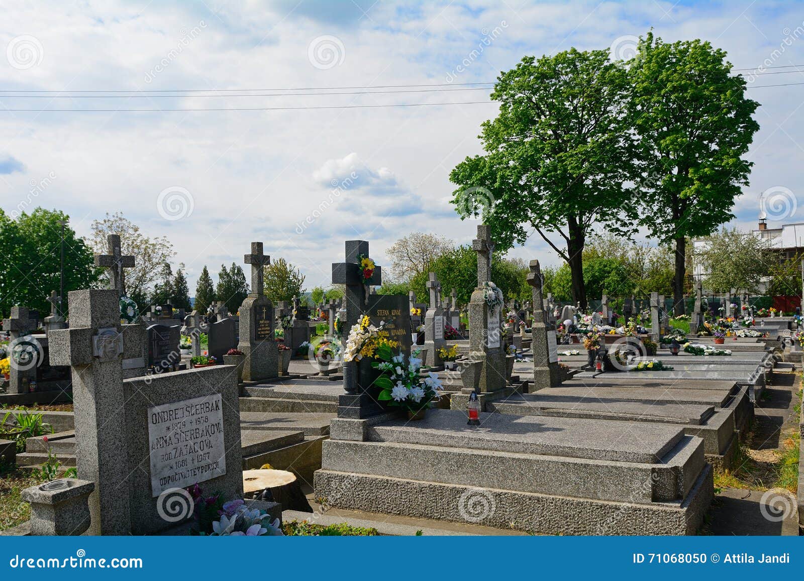 Cemetery, Haniska, Slovakia Editorial Image - Image of faith, heritage ...