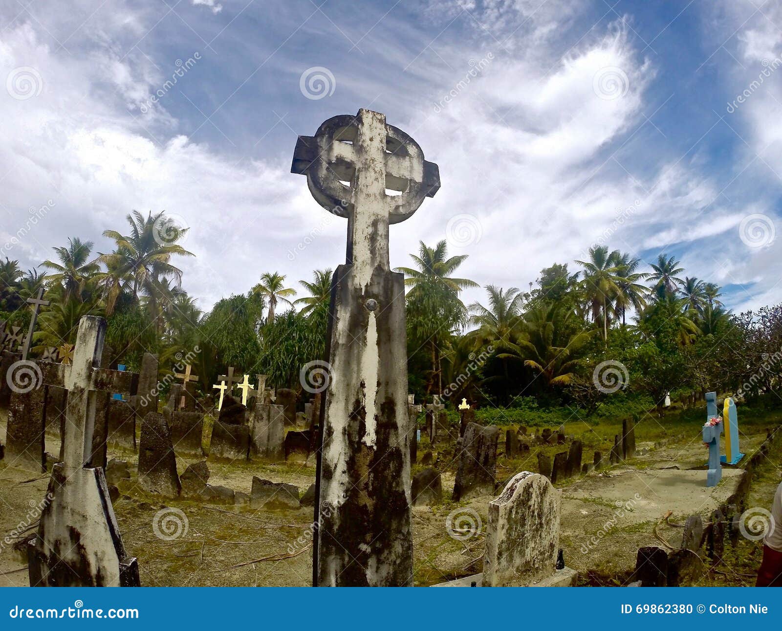 Cemetery stock photo. Image of adventure, island, solomon - 69862380