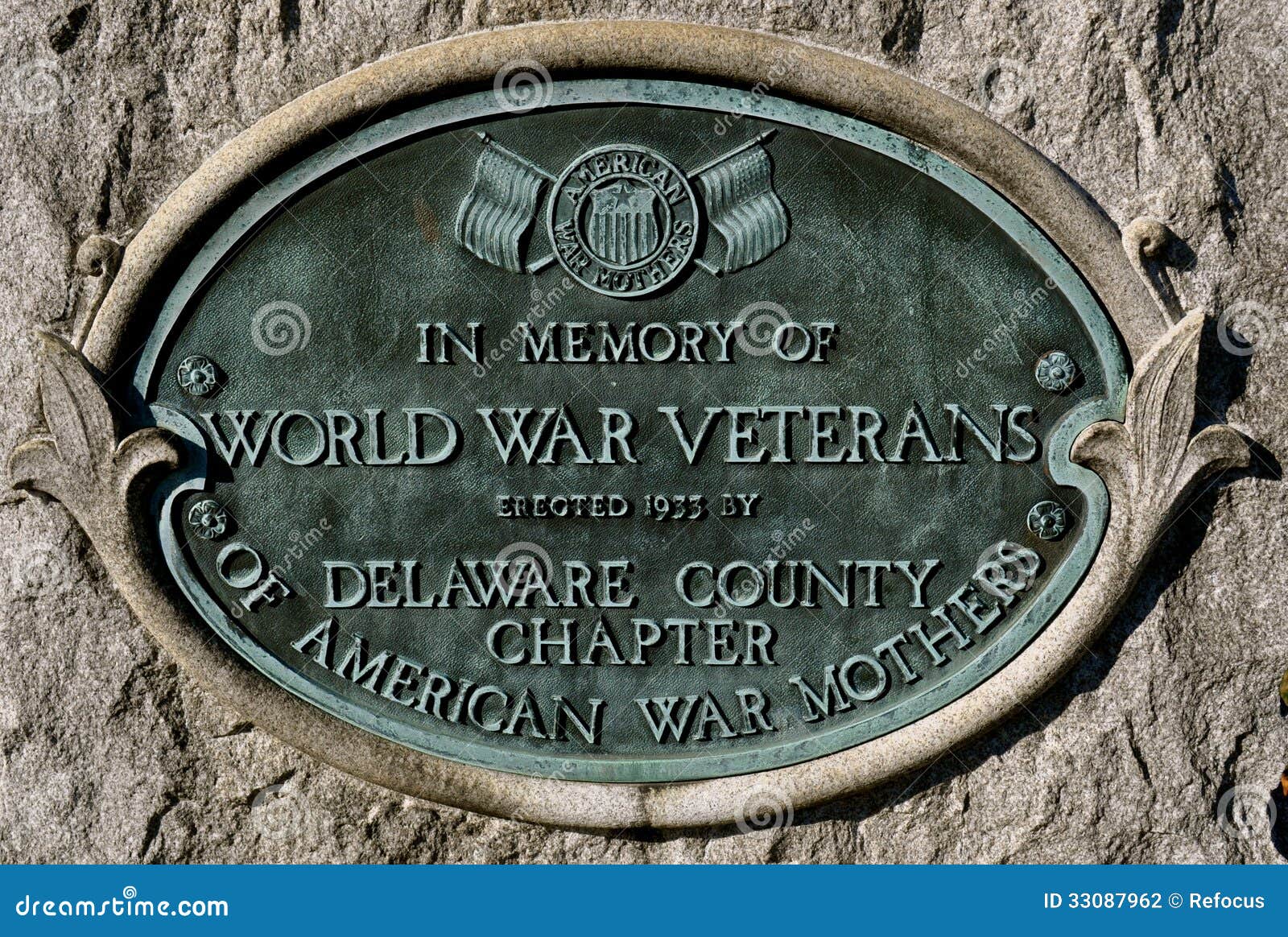Cemetery Headstone World War Veterans Stock Photo - Image of headstones ...