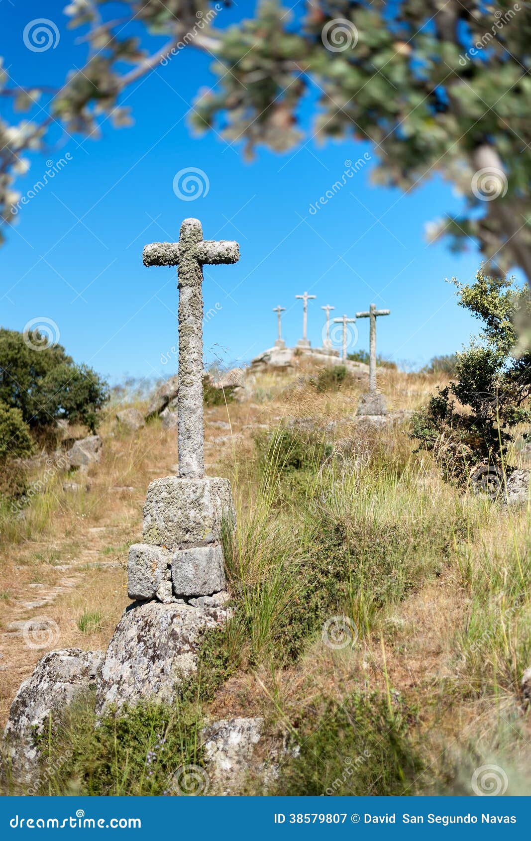 Cemetery stock image. Image of cathedral, crucifixion - 38579807