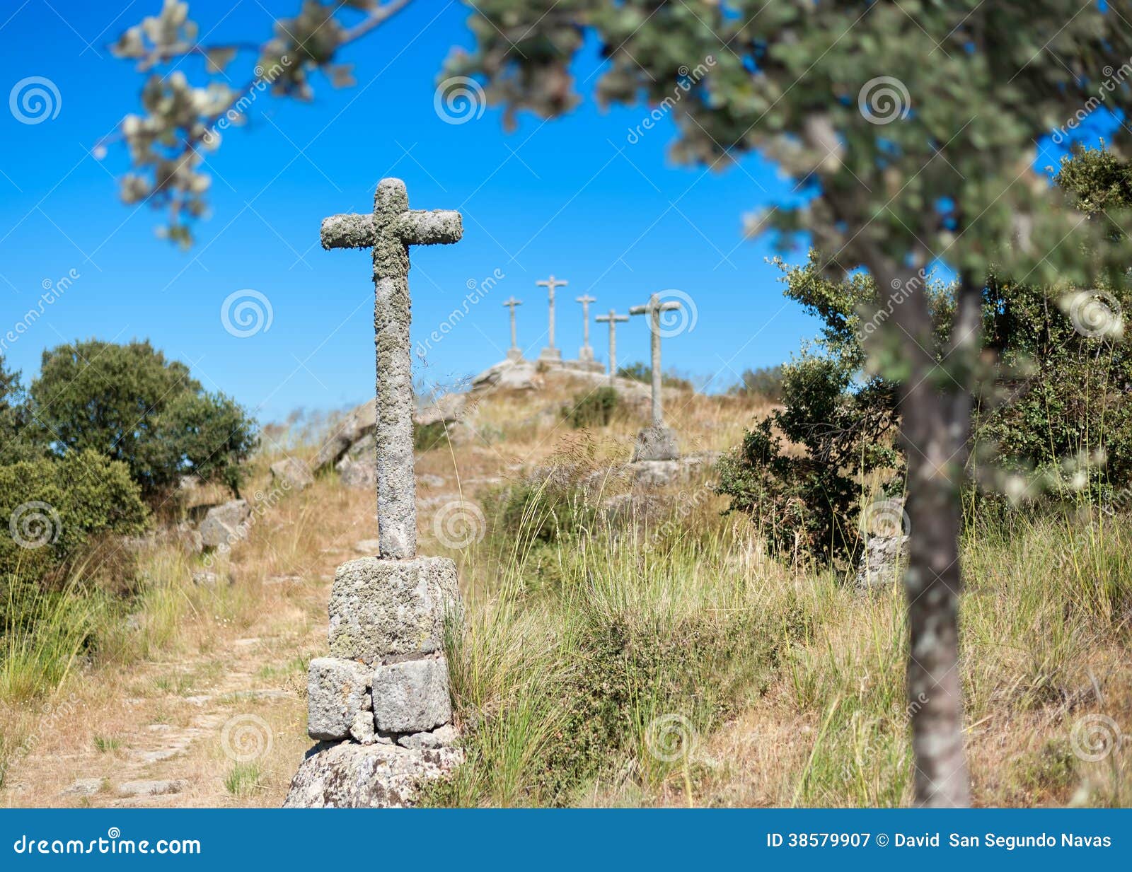 Cemetery stock image. Image of dawn, belief, devotion - 38579907