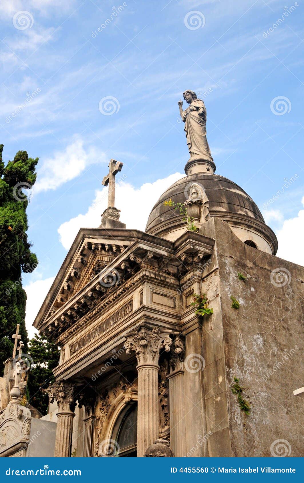 Cemetery la recoleta stock photo. Image of catholic, deceased - 4455560