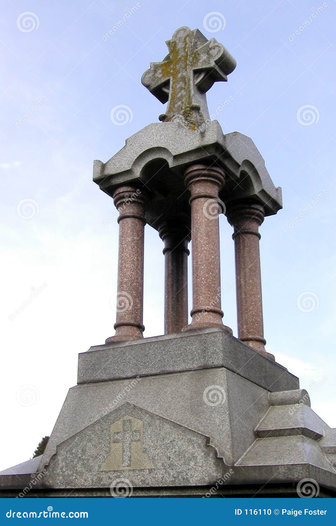 Cemetery Monument stock photo. Image of grief, columns - 116110